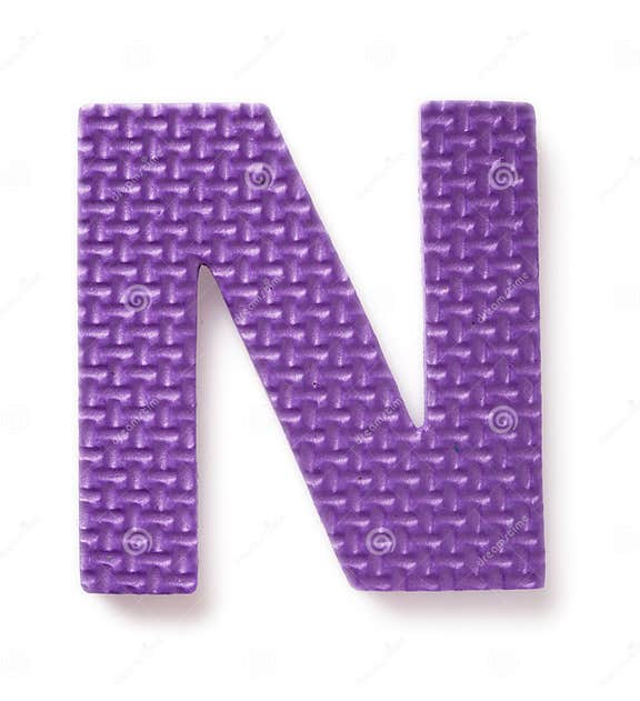 Letra N imagem de stock. Imagem de texto, papel, esporte - 3532193