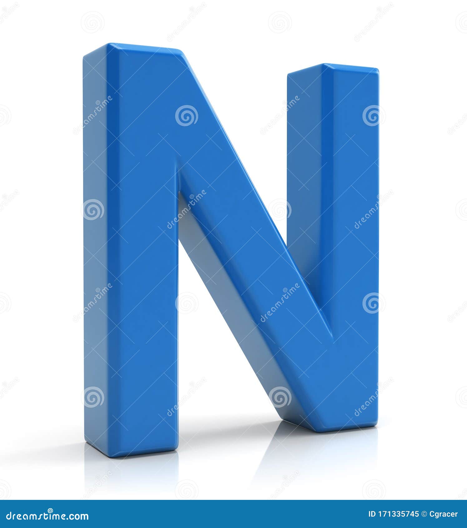 Letra N stock de ilustración. Ilustración de muestra - 171335745