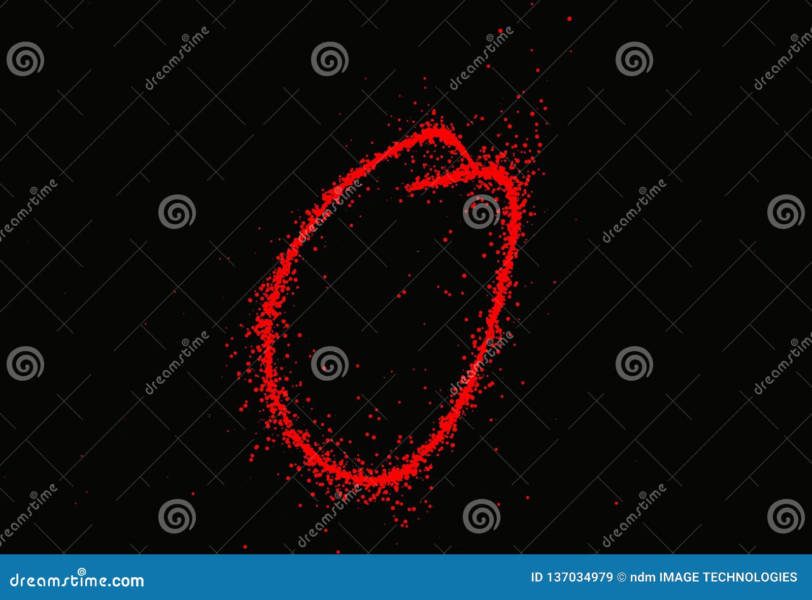 Letra O en fondo negro stock de ilustración. Ilustración de color ...