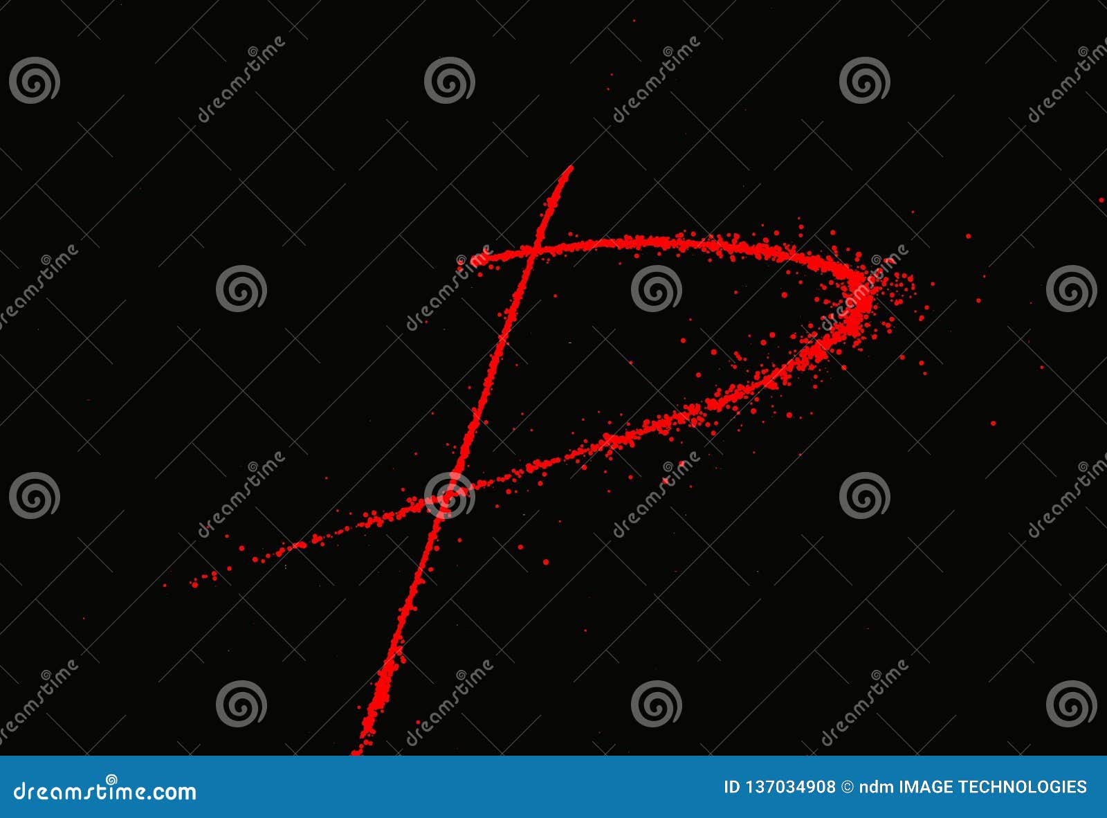 Letra p en fondo negro stock de ilustración. Ilustración de negrita ...