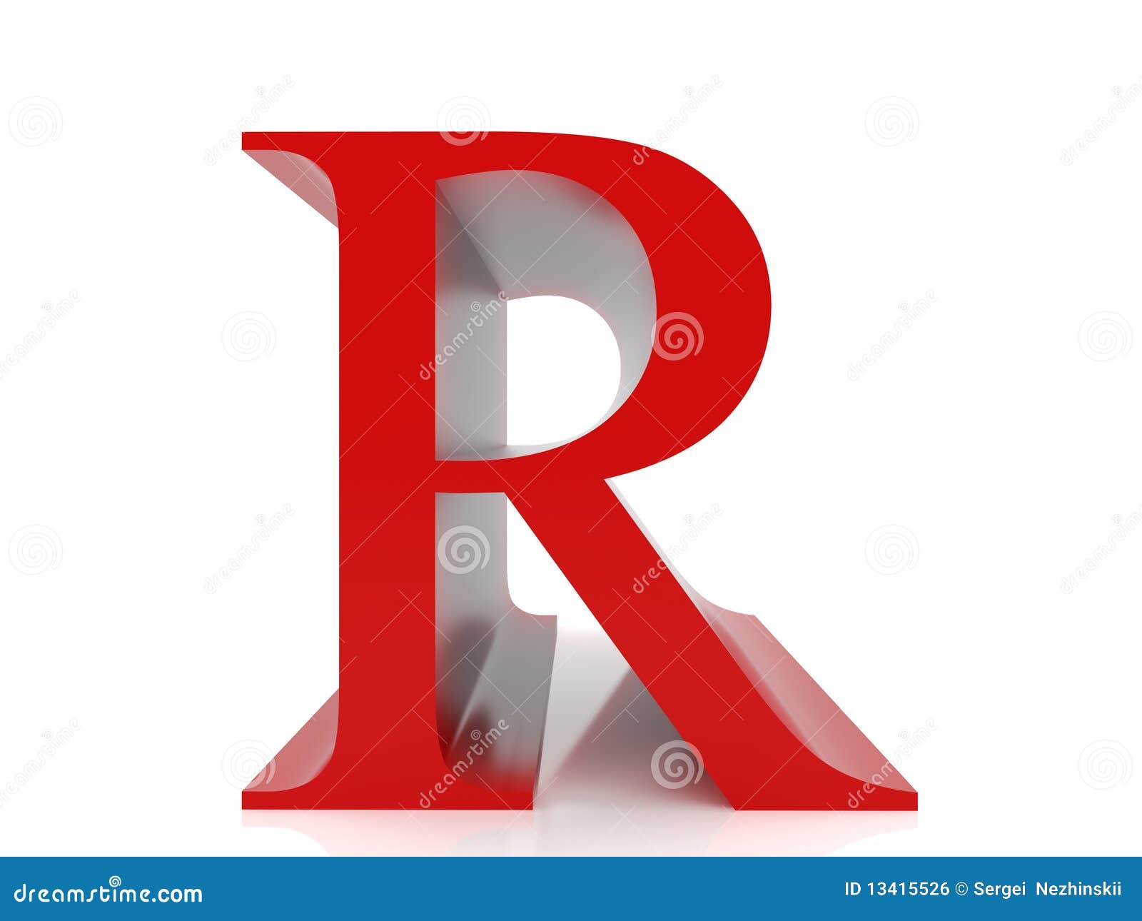 Letra R ilustração stock. Ilustração de certificado, escrita - 13415526