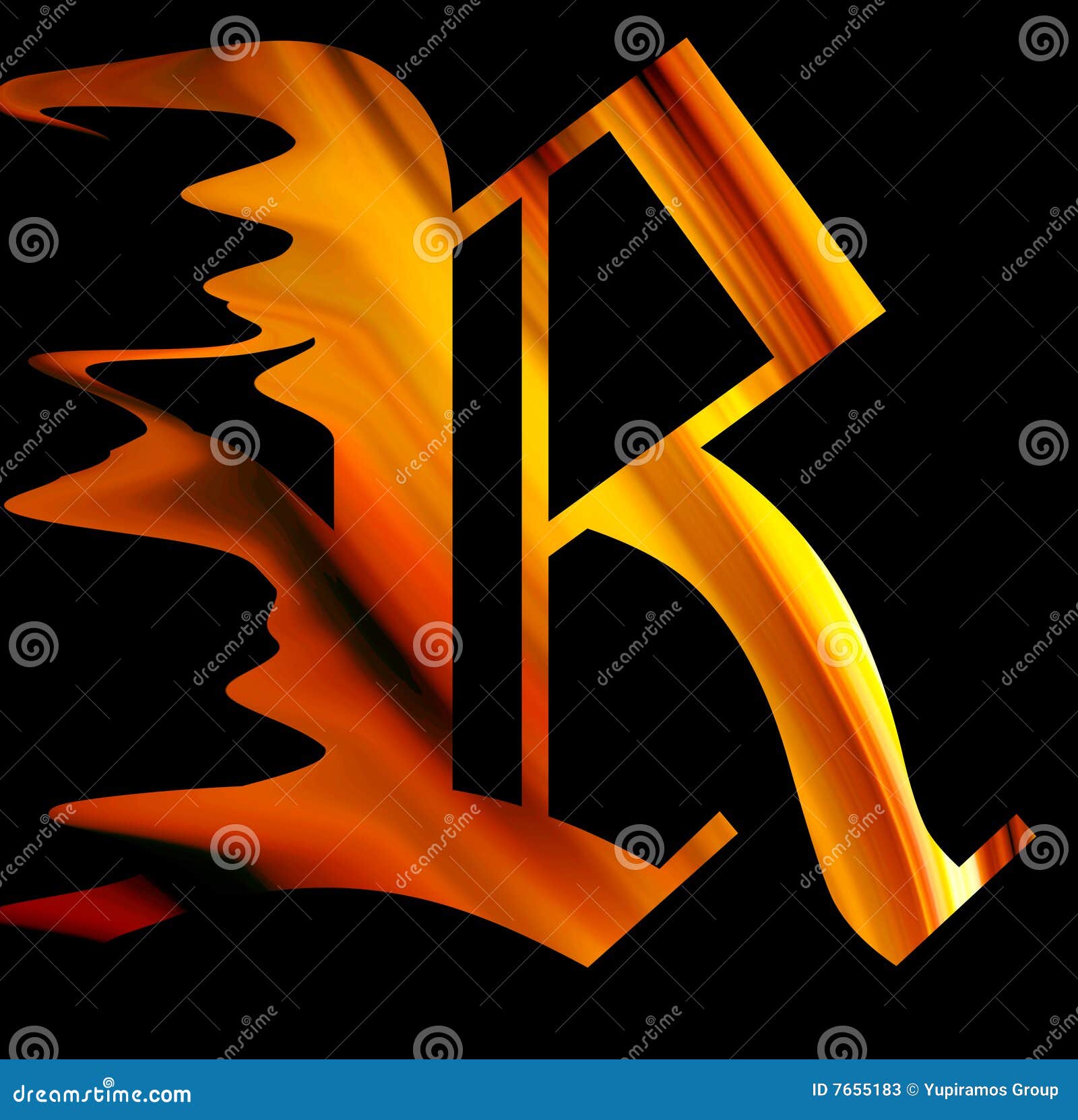 Letra r stock de ilustración. Ilustración de calor, fractal - 7655183