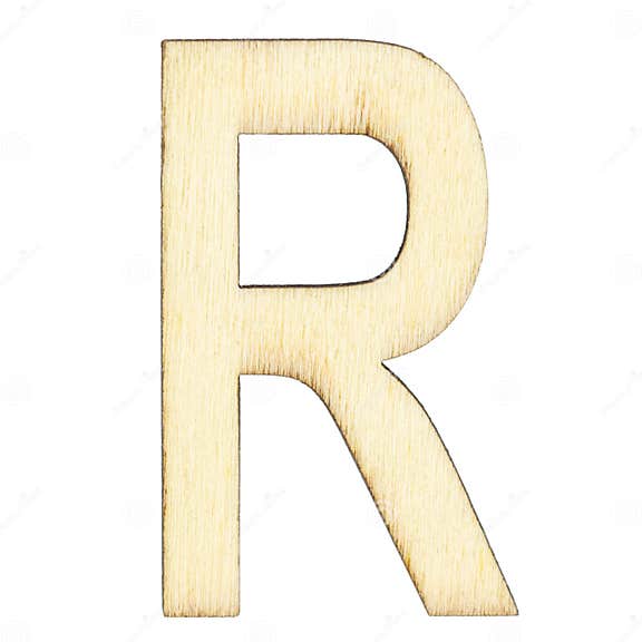 Letra R De Madera Con Textura De Madera Imagen de archivo - Imagen de ...