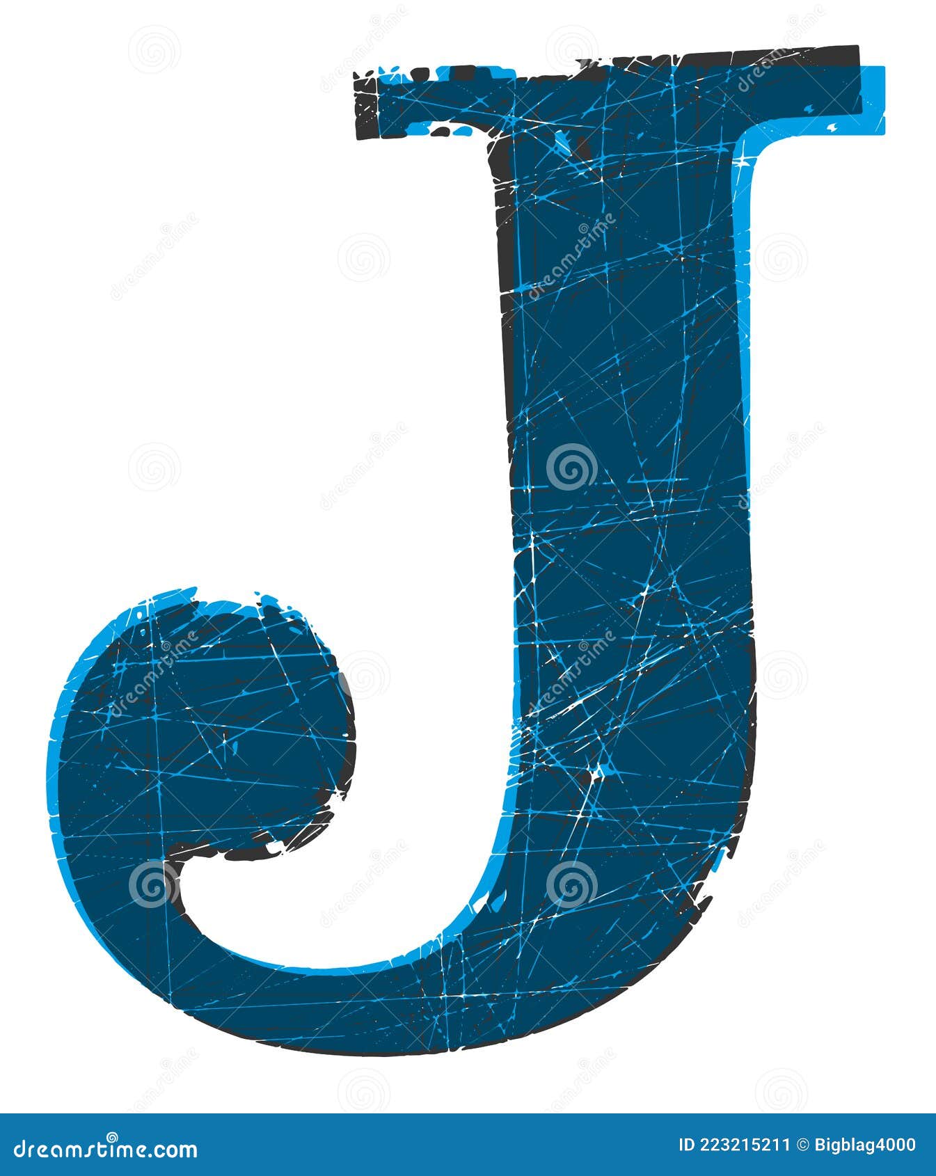 Letra riscada alternada. ilustração stock. Ilustração de riscado ...