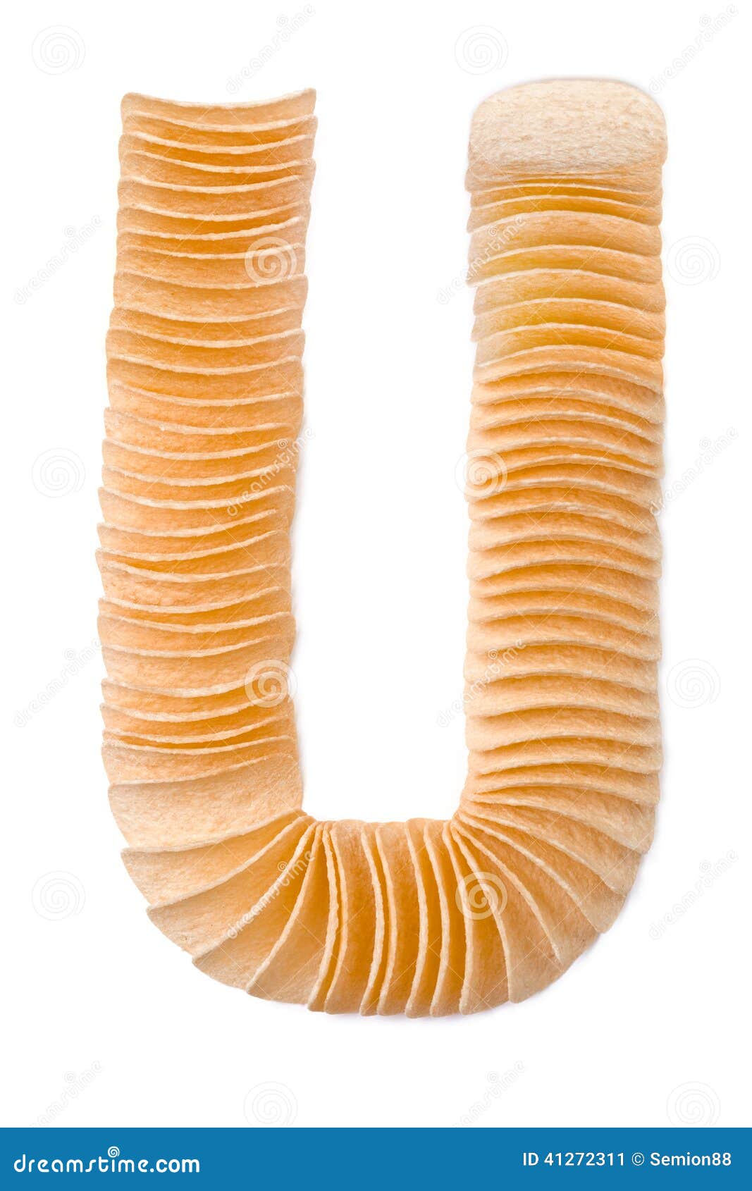 Letra U Composta Das Microplaquetas Imagem de Stock - Imagem de ...