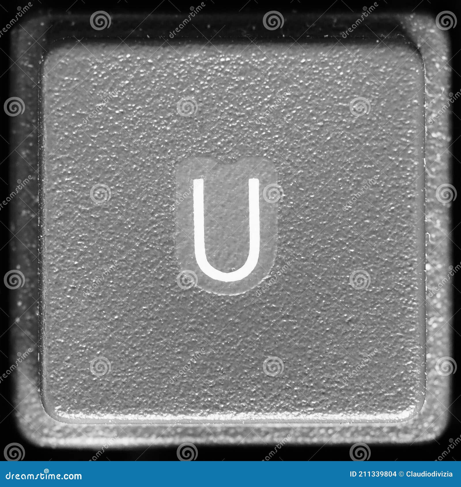Letra U No Teclado Do Computador Foto de Stock - Imagem de typewriter ...