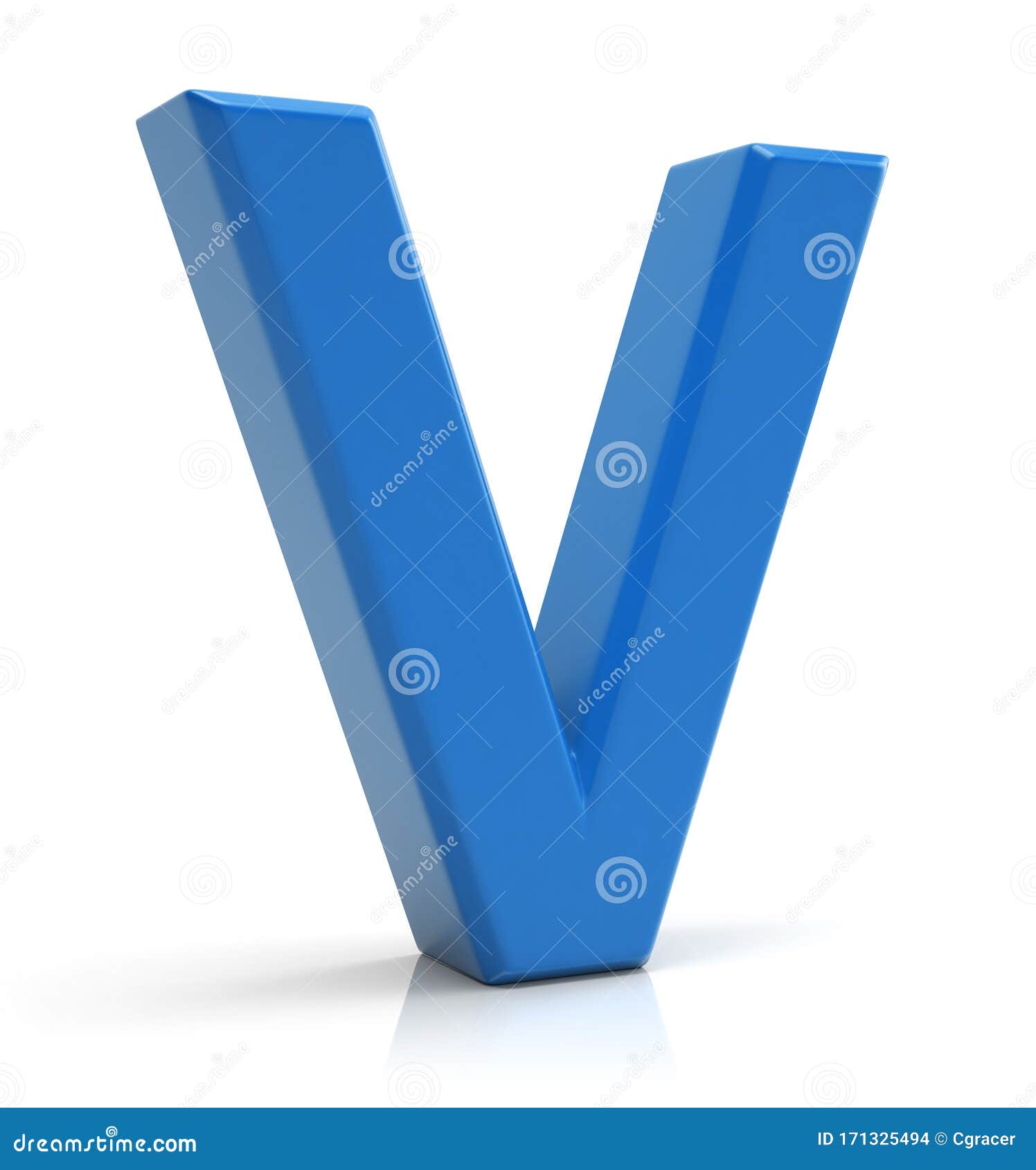 Letra V stock de ilustración. Ilustración de muestra - 171325494