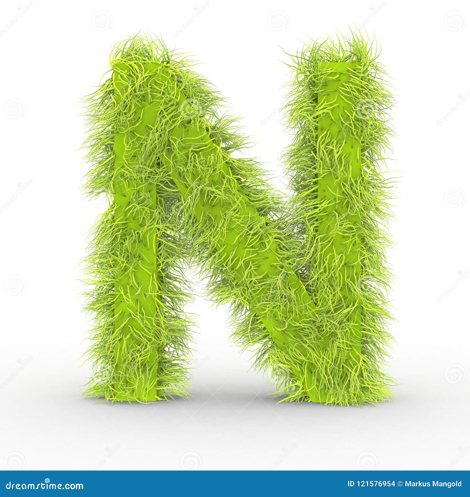 Letra Verde N Da Pele No Fundo Branco Ilustração Stock - Ilustração de ...