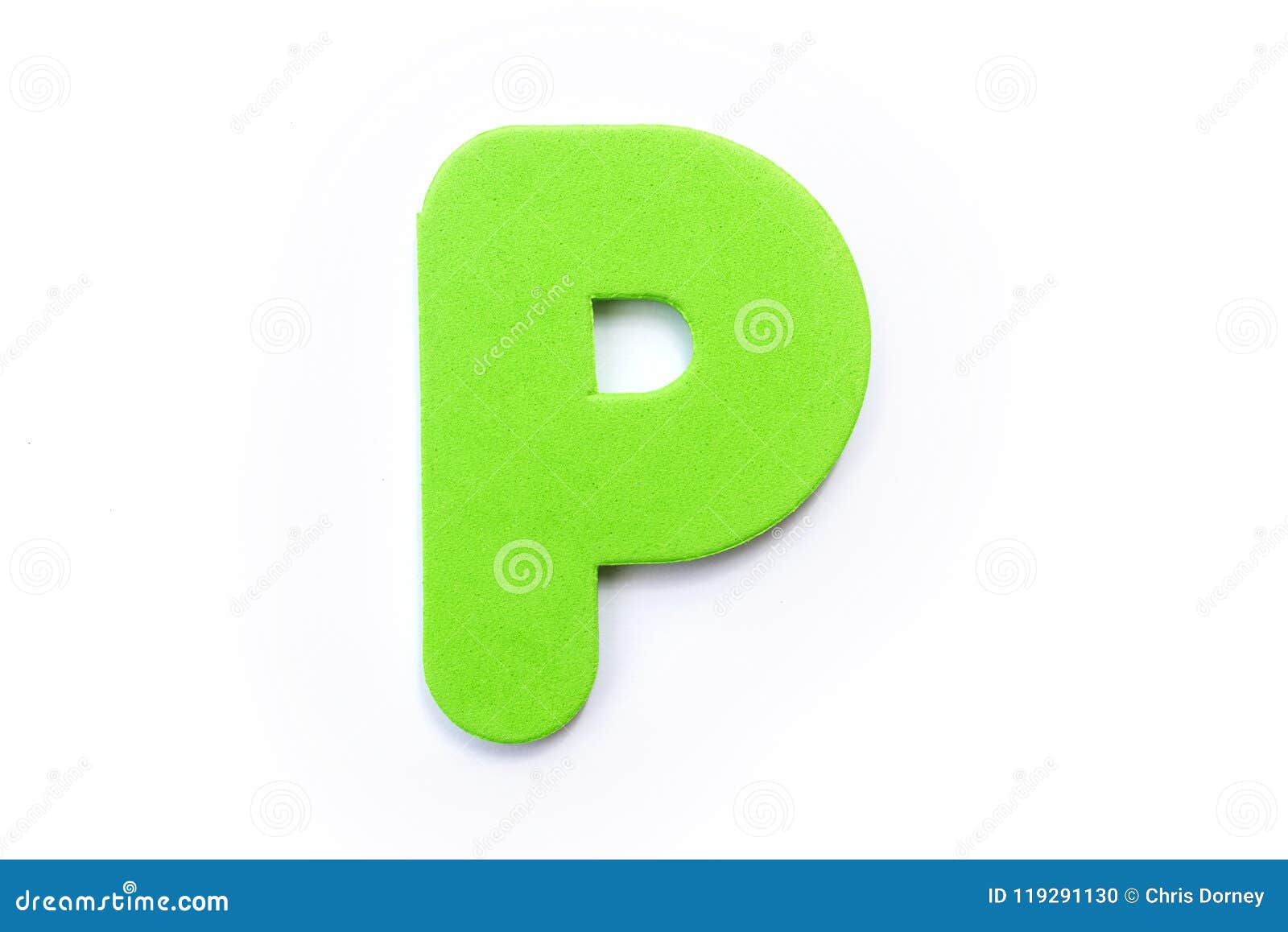 Letra verde P foto de archivo. Imagen de aprenda, escuela - 119291130