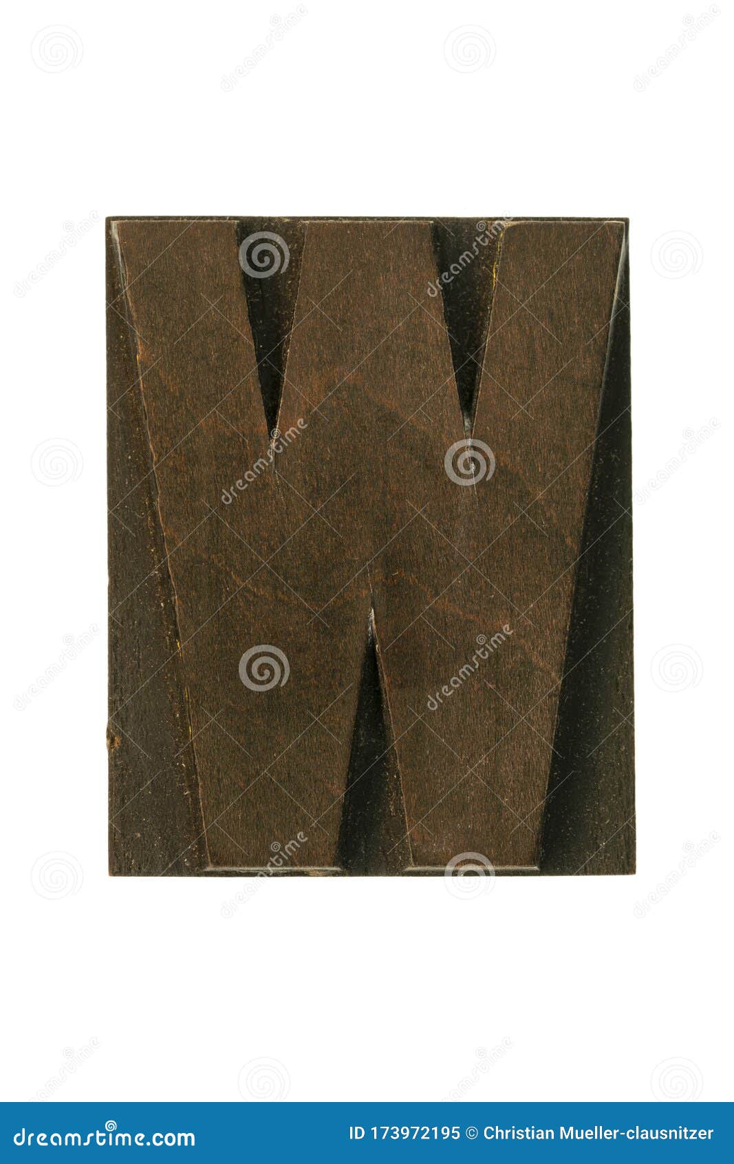 Letra w como tipo retro stock de ilustración. Ilustración de sanserif ...