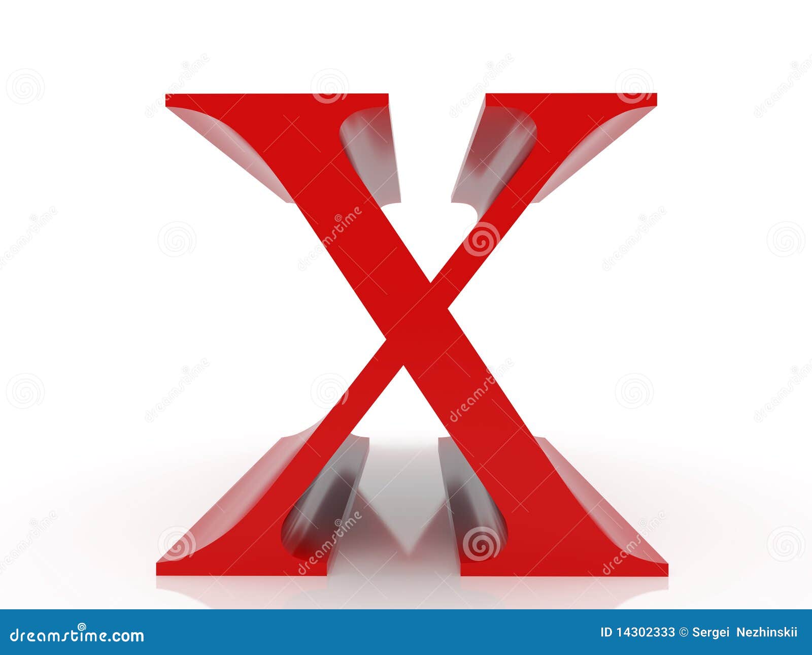 Letra X Fotos de Stock - Imagem: 14302333