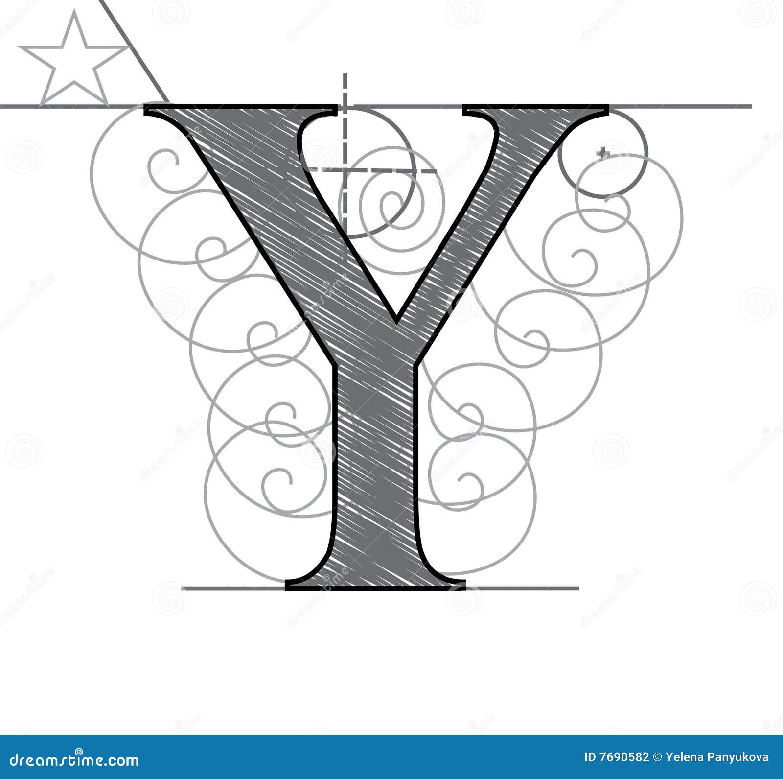 Letra Y Fotografía de archivo - Imagen: 7690582