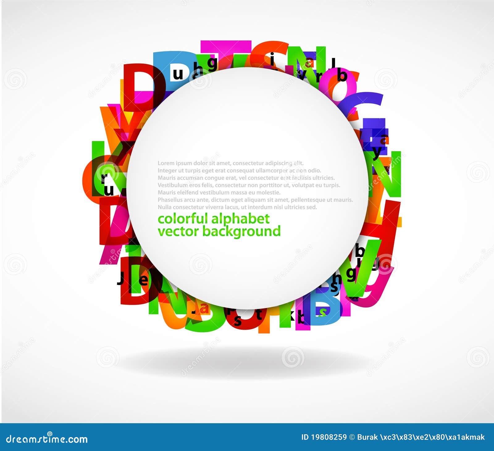 Letras abstratas ilustração do vetor. Ilustração de alfabeto - 19808259