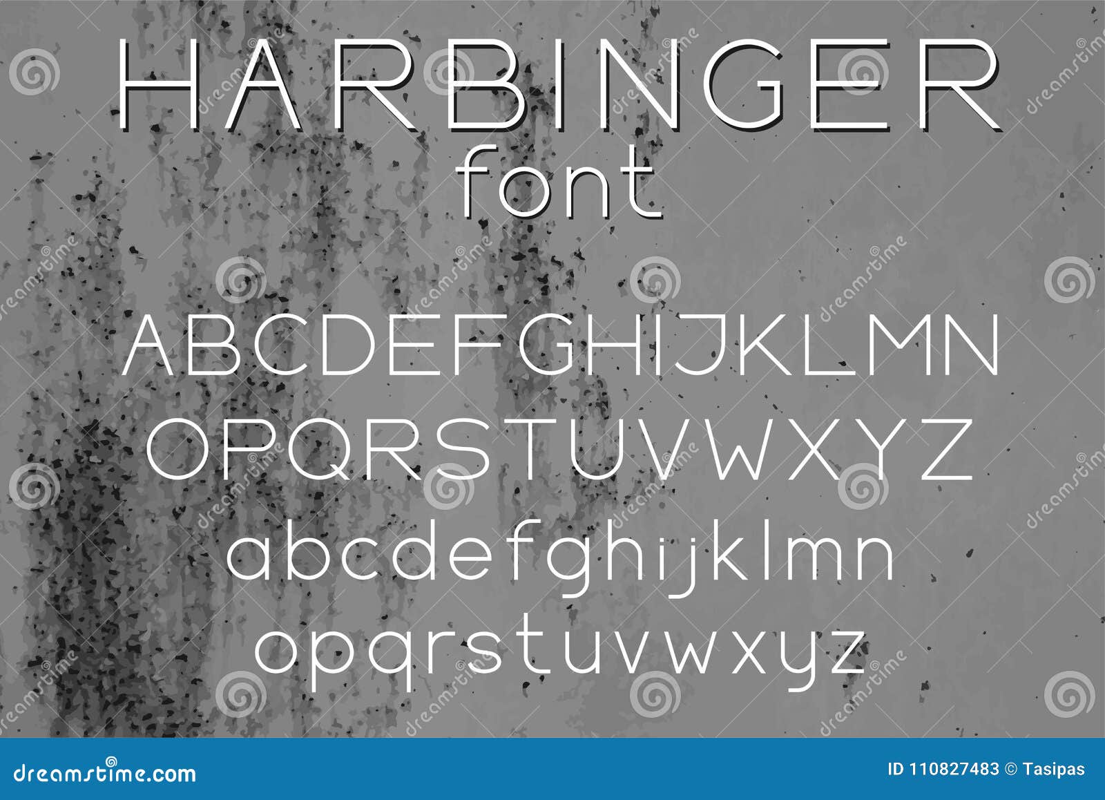 Letras Anchas Del Vector De Sans Serif Ilustración del Vector ...