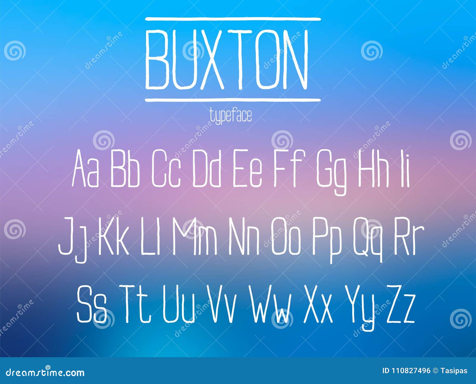 Letras Anchas Del Vector De Sans Serif Ilustración del Vector ...