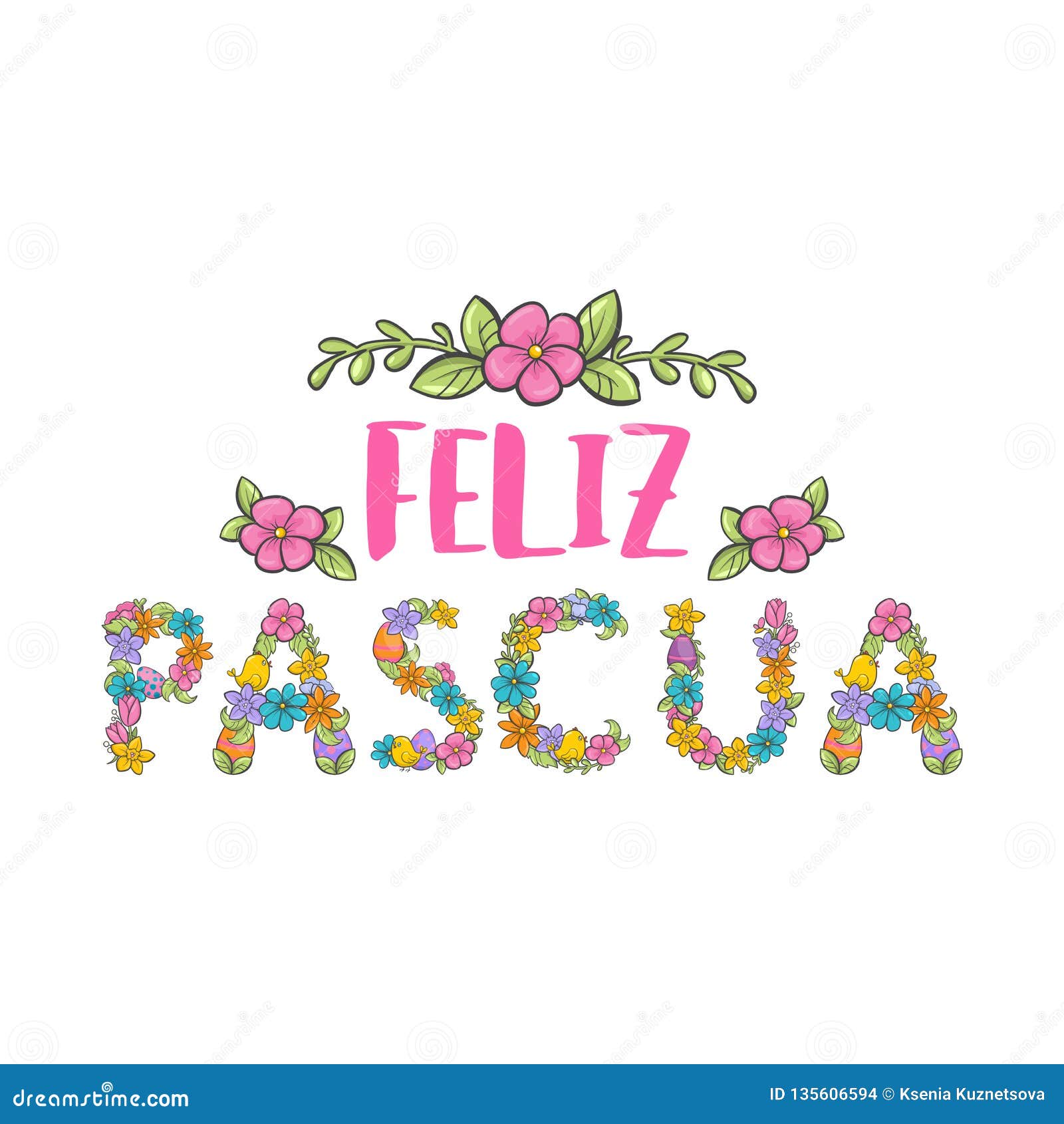 Letras Coloridas De La Flor De Feliz Pascua Frase Feliz De Pascua En ... Letras Coloridas De La Flor De Feliz Pascua Frase Feliz De Pascua En ...