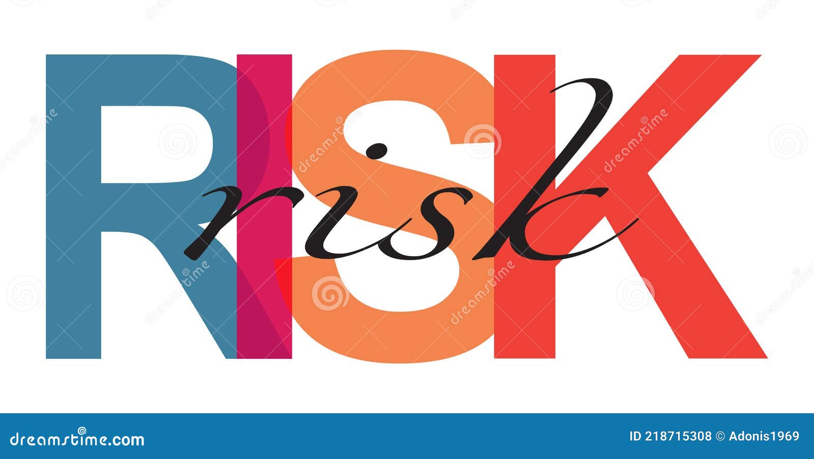 Letras coloridas de risco ilustração stock. Ilustração de preto - 218715308