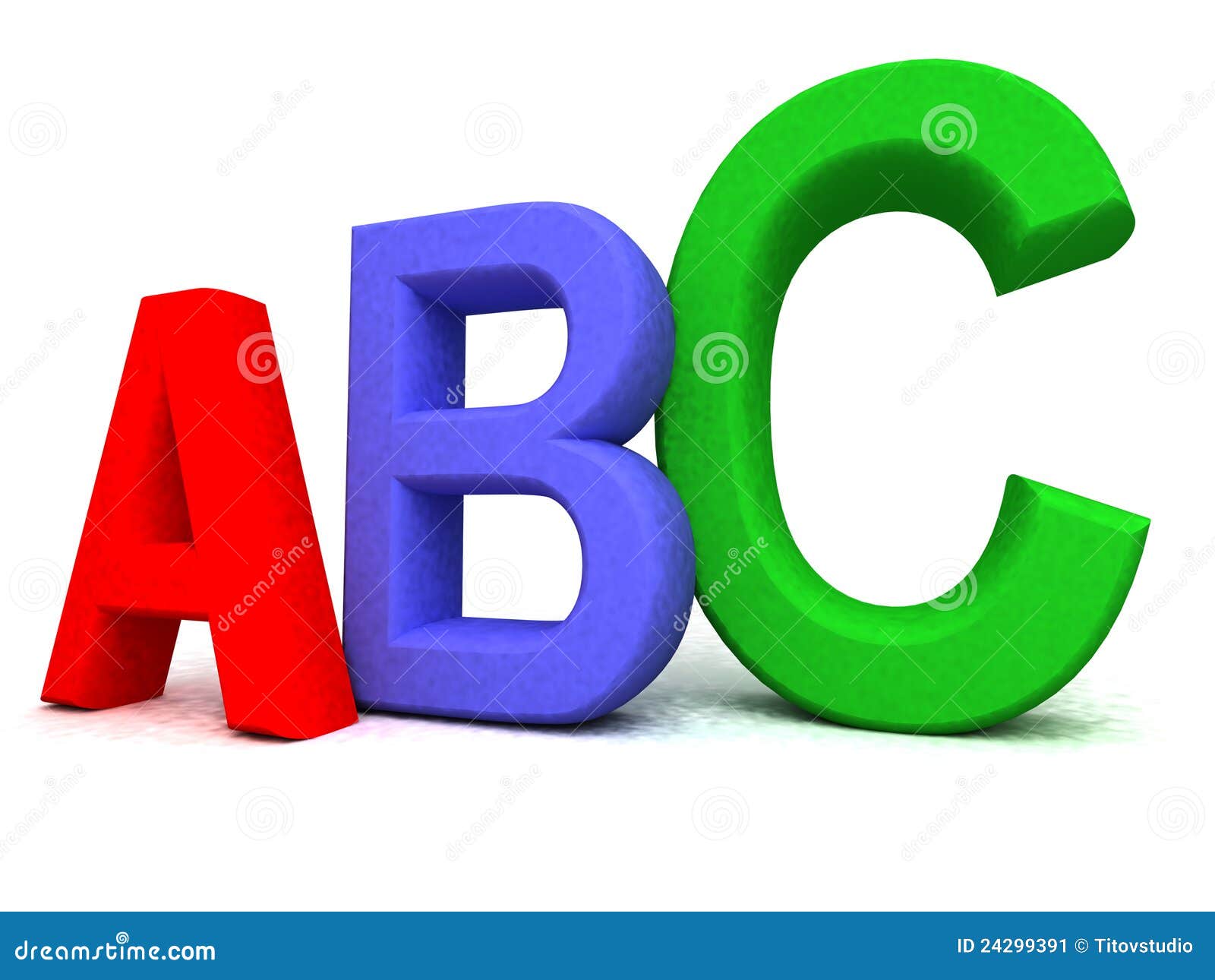 Letras coloridas do ABC ilustração stock. Ilustração de isolado - 24299391