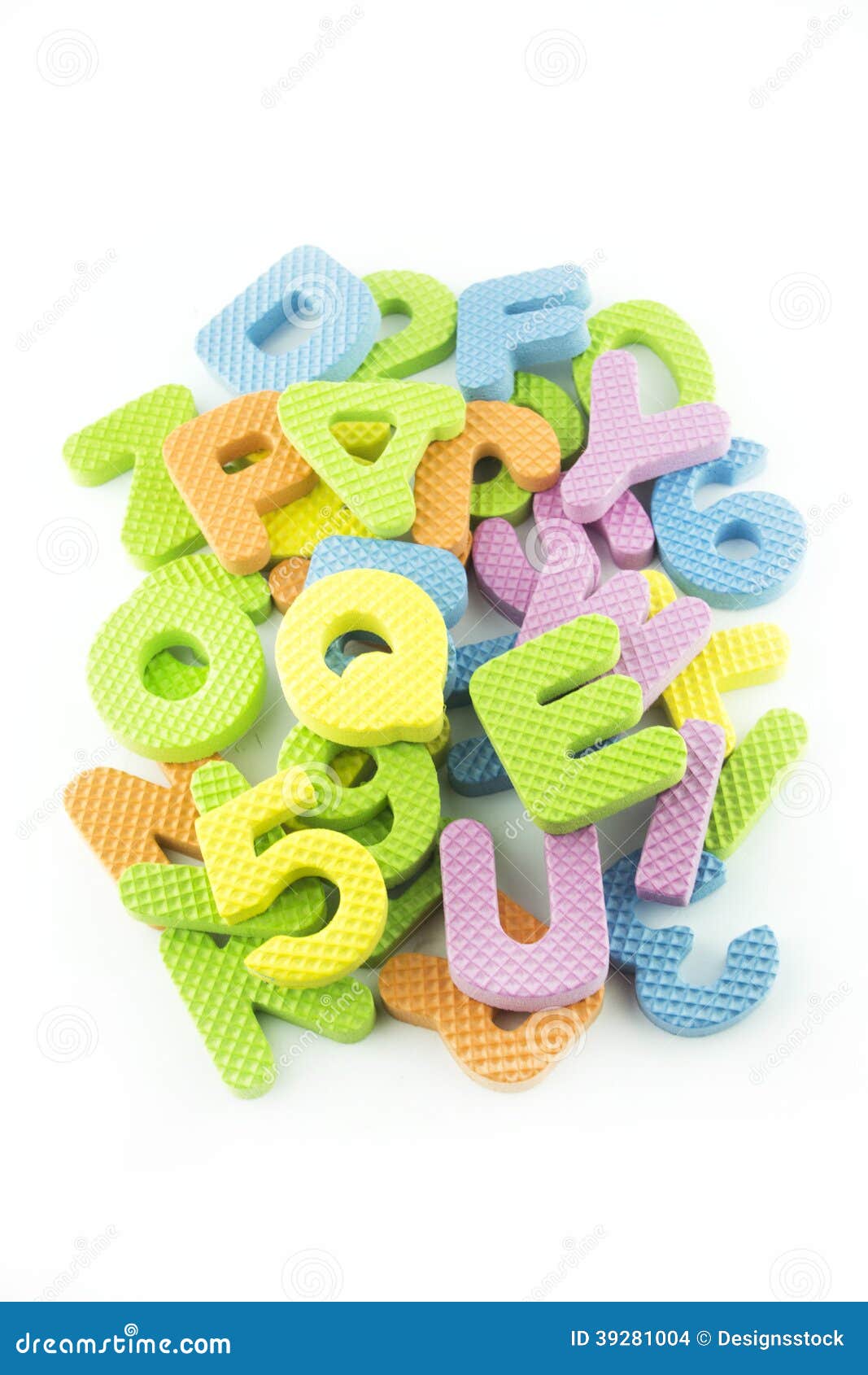 Letras Coloridas Do Alfabeto Foto de Stock - Imagem de escola, isolado ...