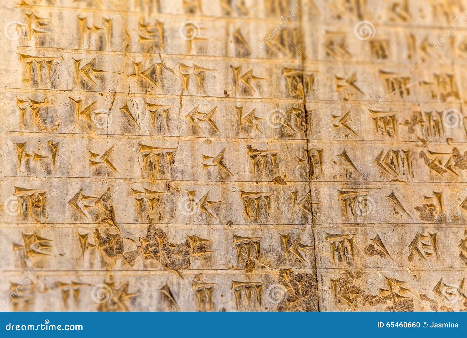 Letras Cuneiformes Persepolis Foto de archivo - Imagen de persa ...