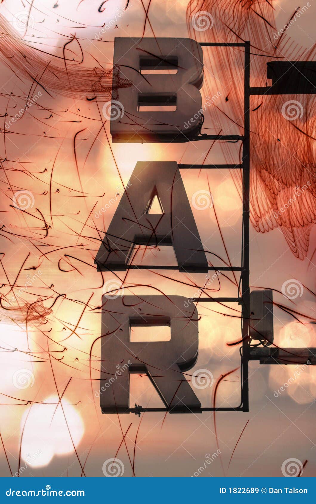 Letras da barra imagem de stock. Imagem de coma, entretenimento - 1822689