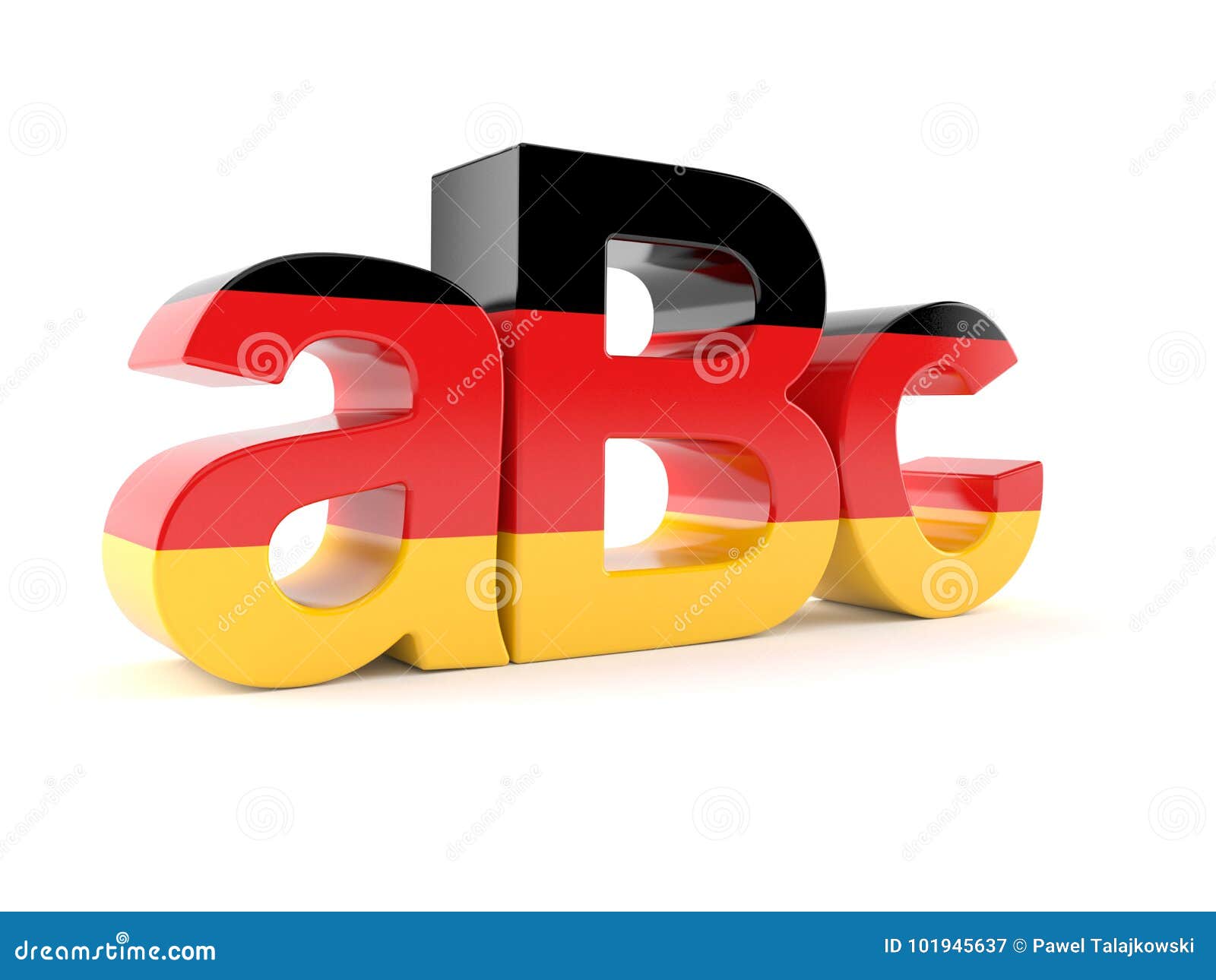 Letras De ABC En Bandera Alemana Stock de ilustración - Ilustración de ...