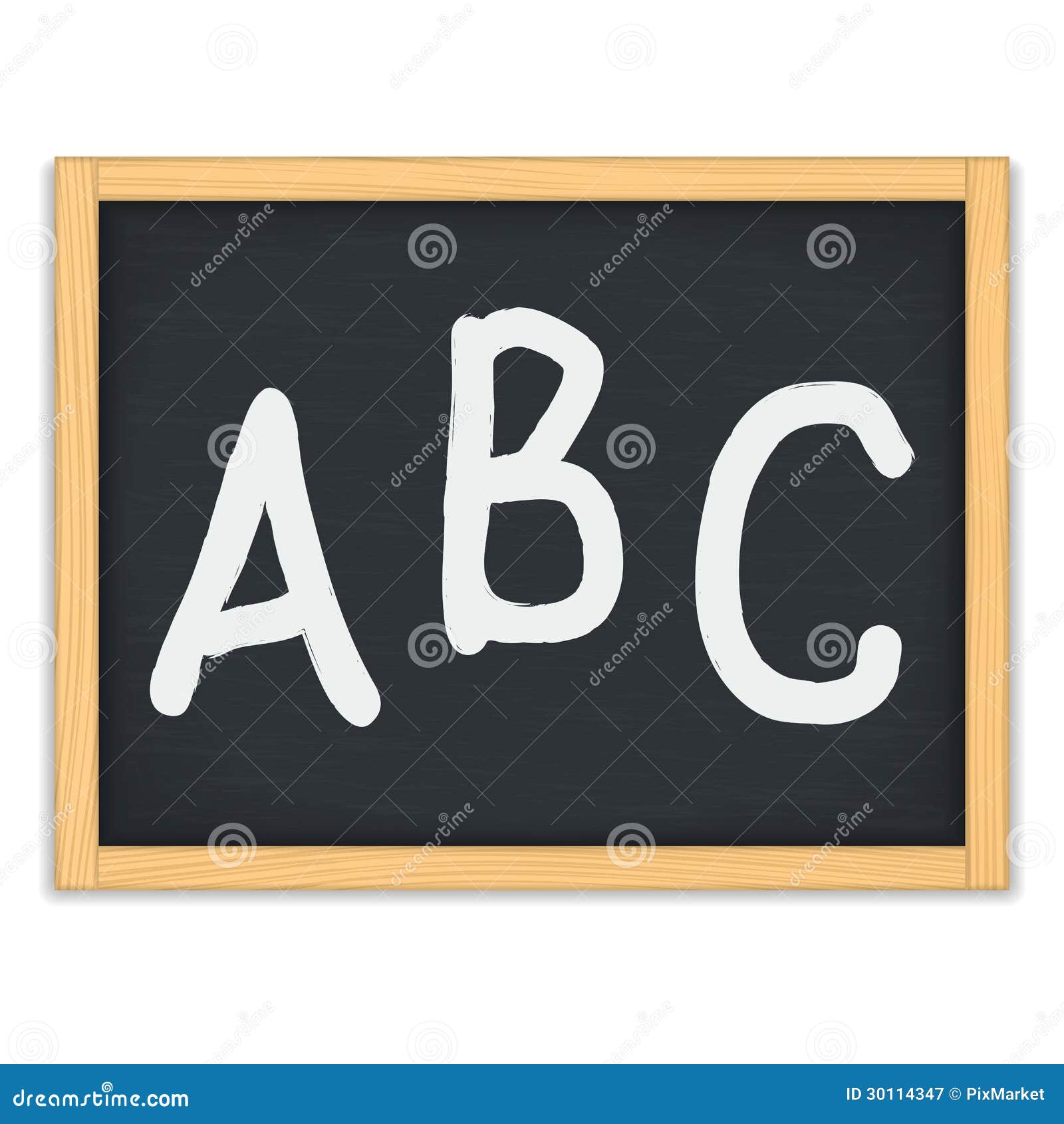 Letras de ABC ilustración del vector. Ilustración de trazado - 30114347