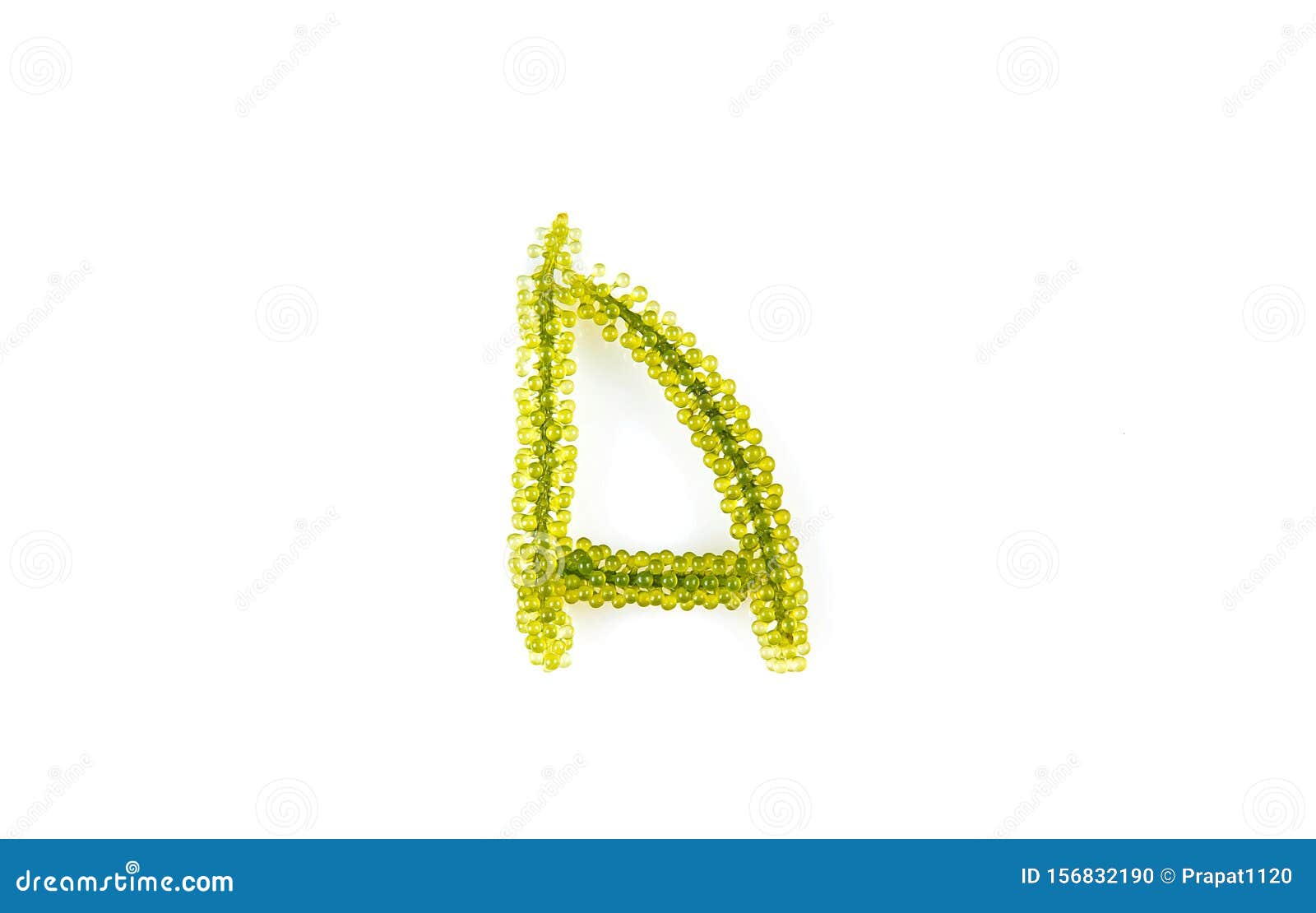 Letras de algas marinhas foto de stock. Imagem de fonte - 156832190