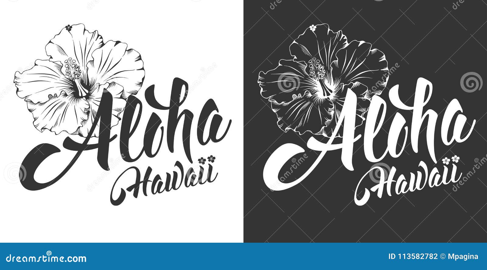 Letras de Aloha Hawaii ilustración del vector. Ilustración de ropa ...