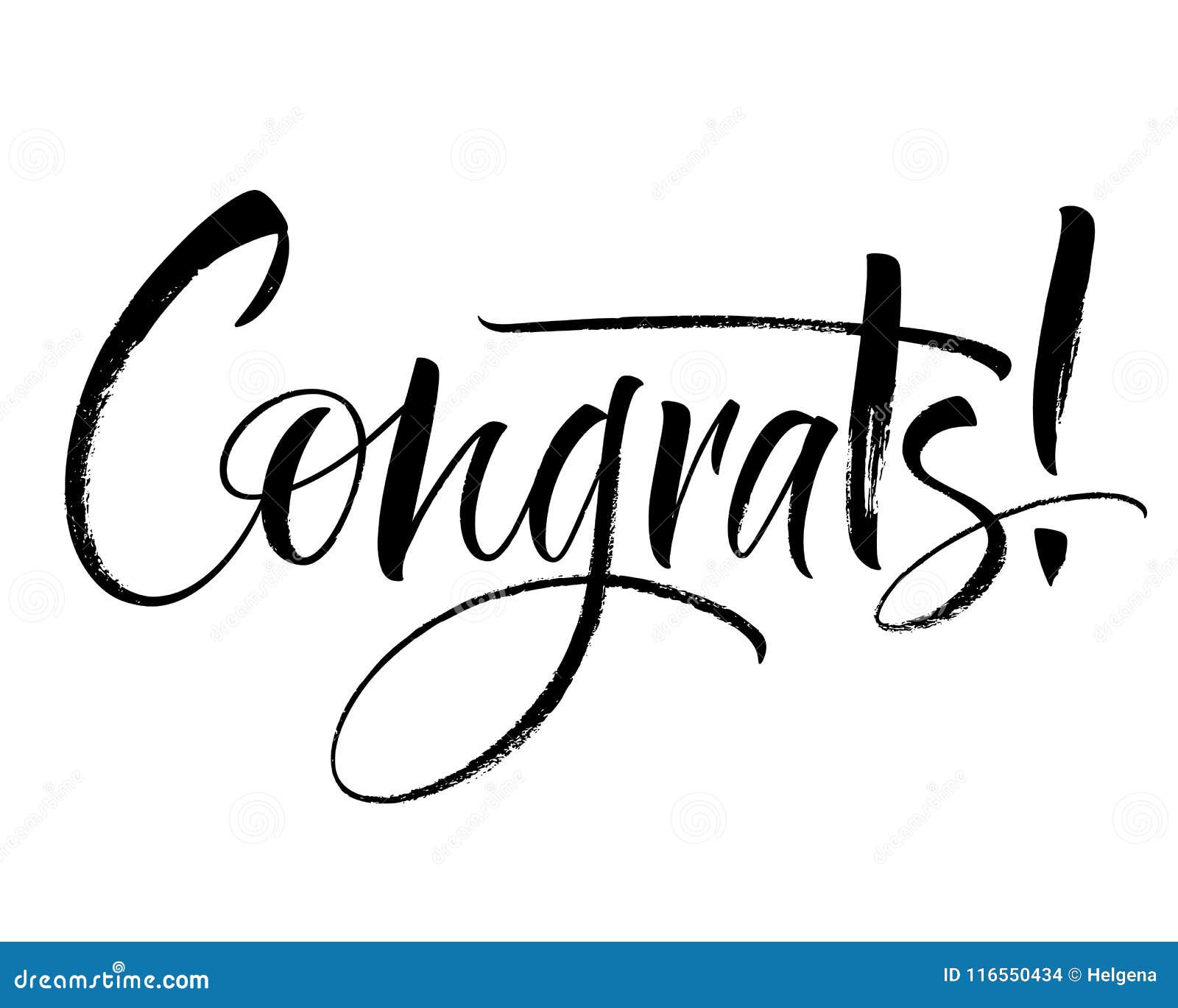 Letras de Congrats ilustración del vector. Ilustración de honestidad ...