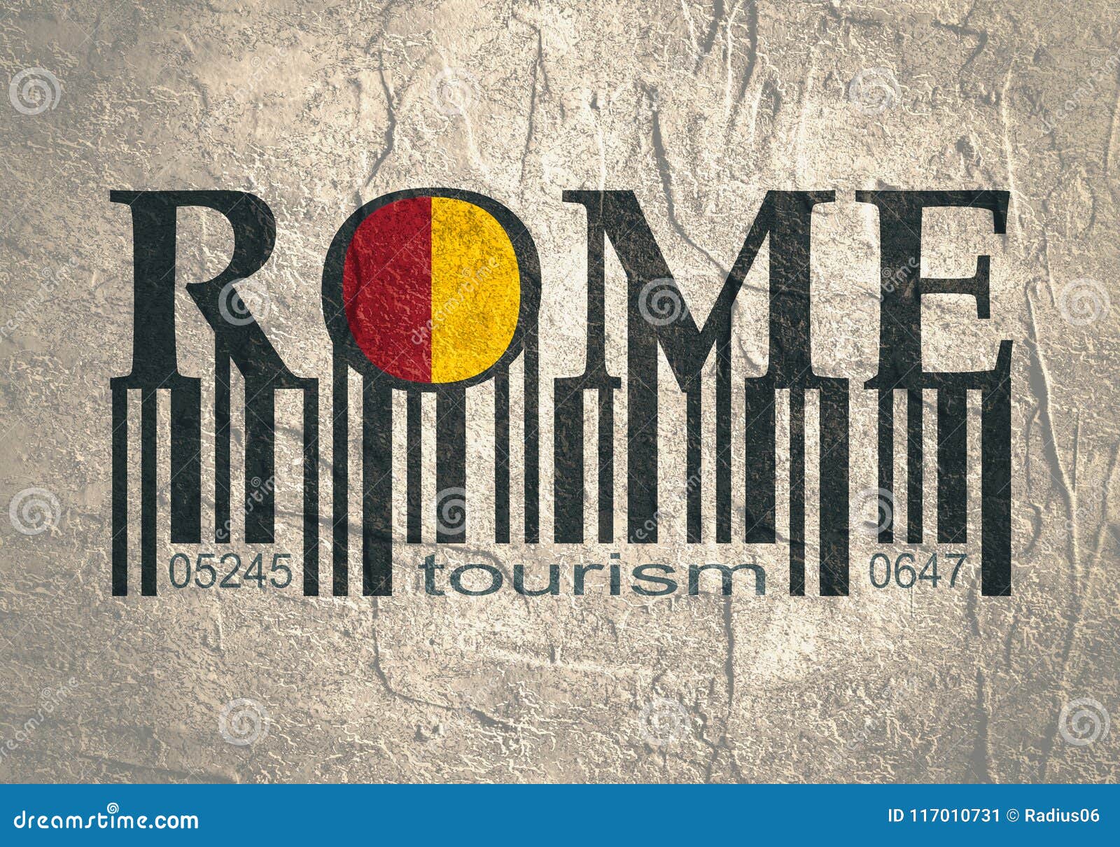 Letras De La Ciudad De Roma Stock de ilustración - Ilustración de capa ...
