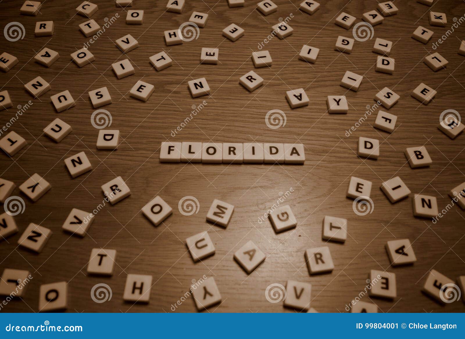 Letras de la Florida imagen de archivo. Imagen de fresco - 99804001