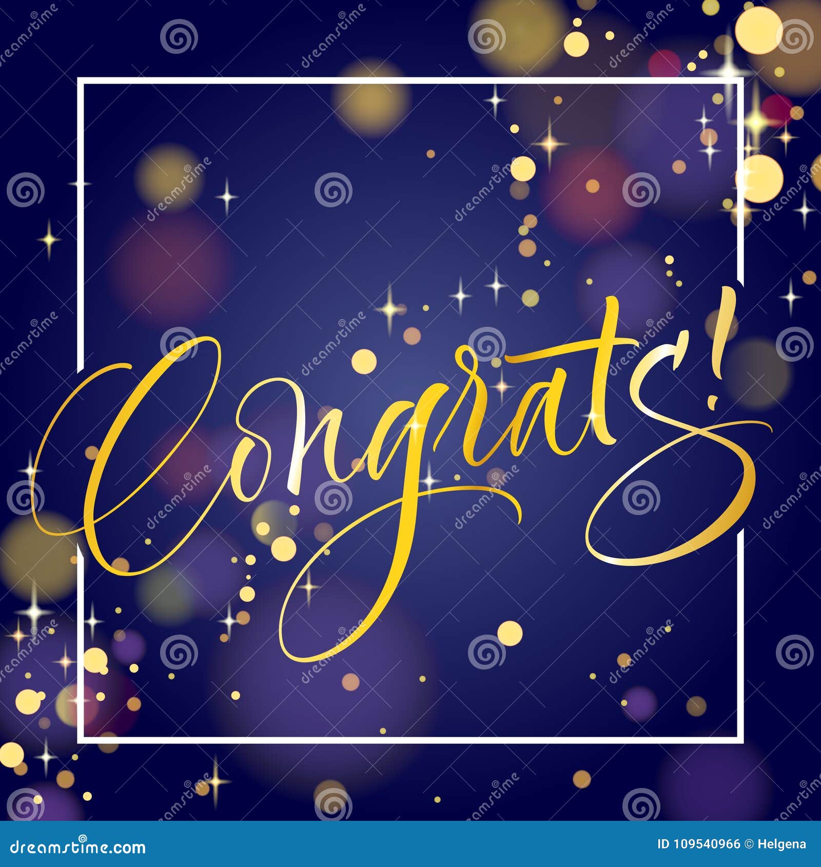 Letras De La Mano De Congrats Ilustración del Vector - Ilustración de ...