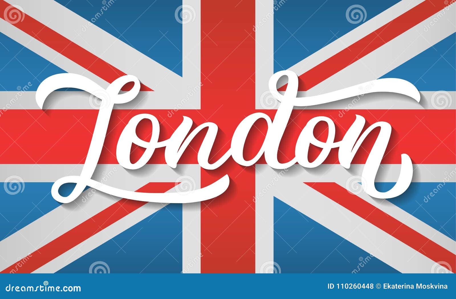 Letras De La Mano De Londres Ilustración del Vector - Ilustración de ...