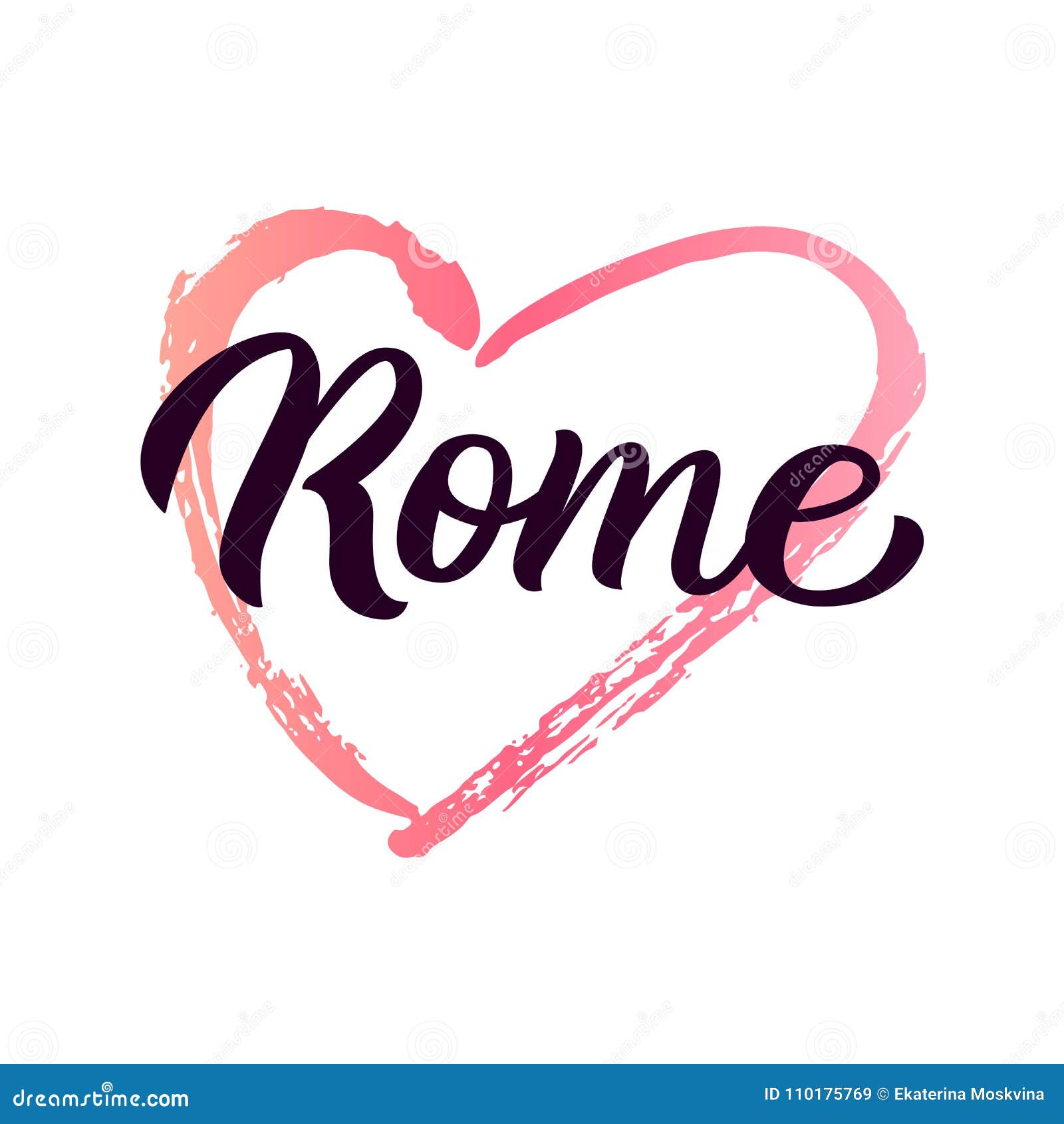 Letras de la mano de Roma ilustración del vector. Ilustración de ...