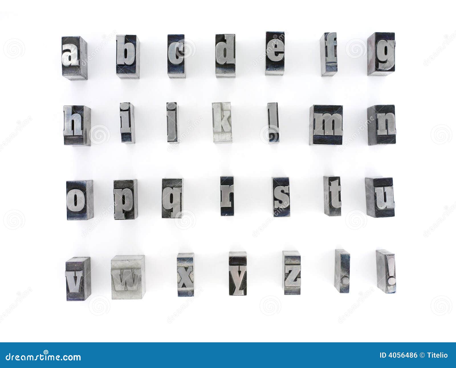 Letras de molde foto de archivo. Imagen de imprenta, lower - 4056486