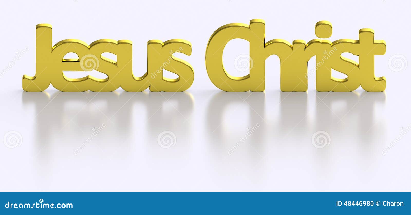 Letras De Oro De La Palabra De Jesus Christ Stock de ilustración ...