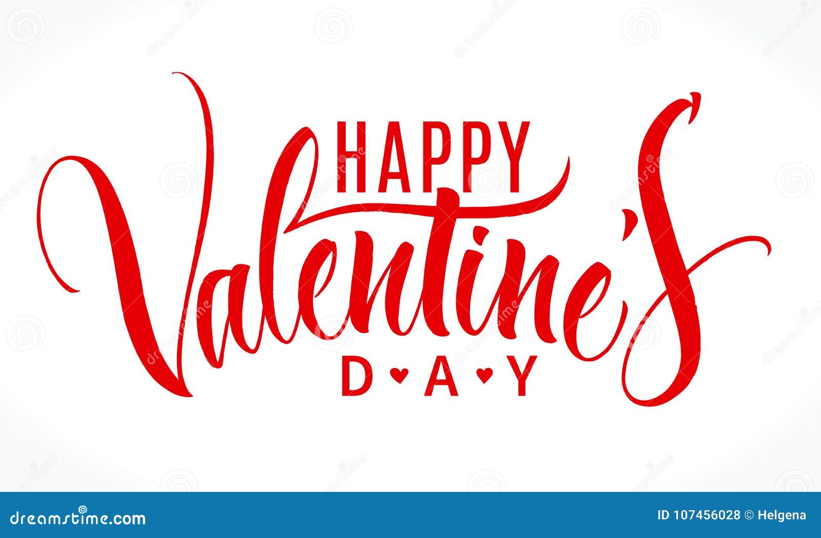 Letras de Valentine Day ilustración del vector. Ilustración de marco ...