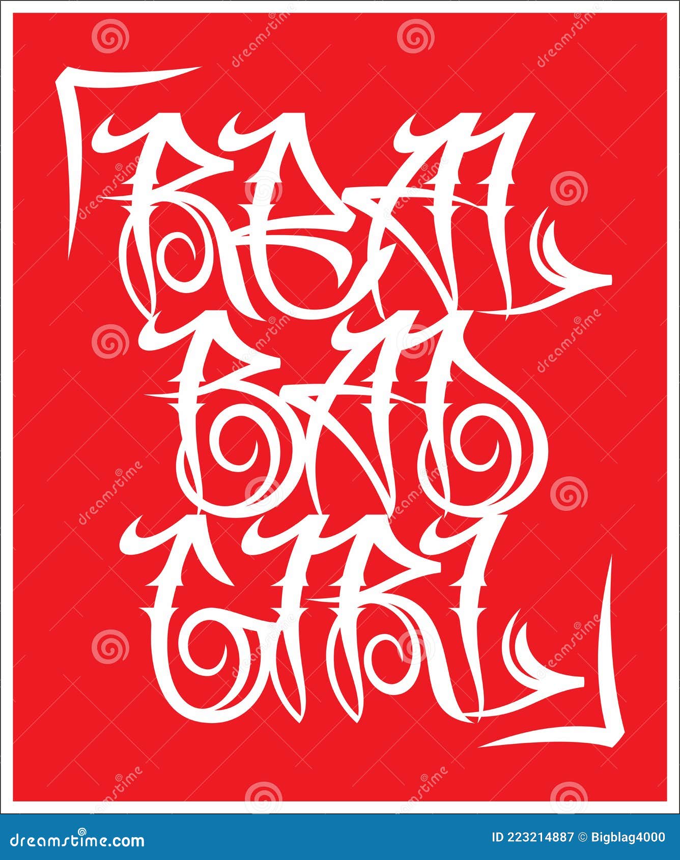 Letras De Vectores De Chicha Reales. Ilustración del Vector ...