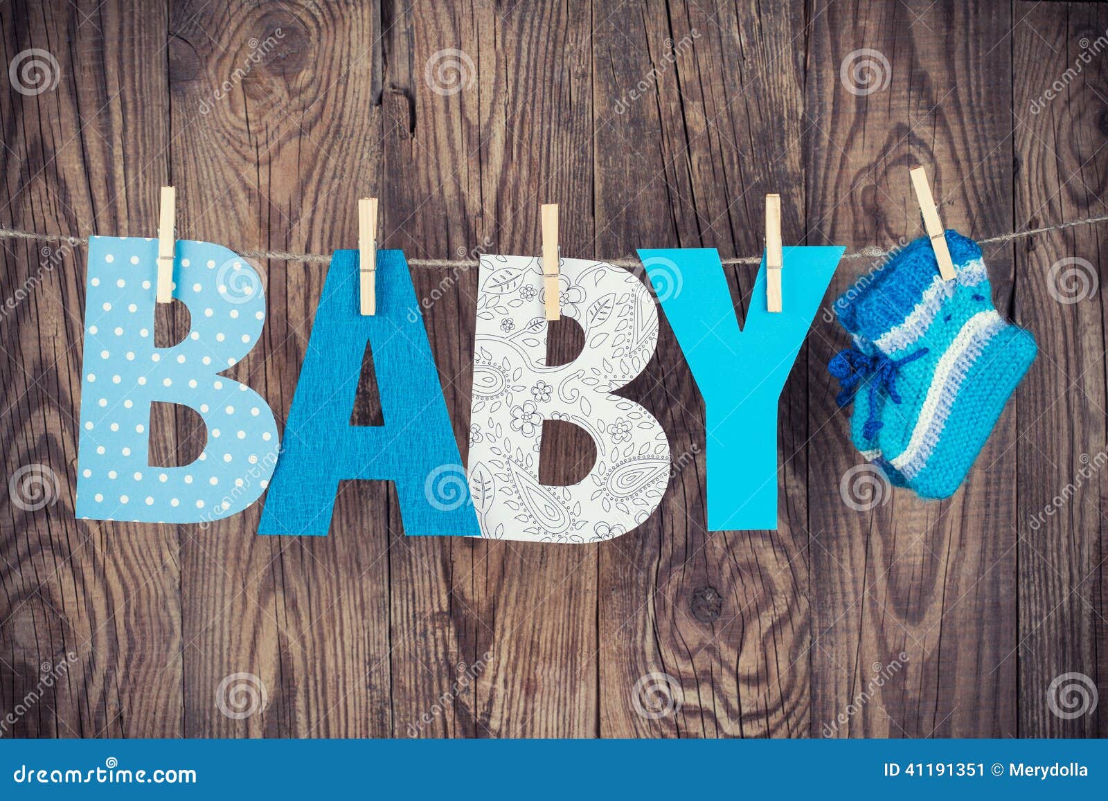 Letras Del Bebé De La Palabra Imagen de archivo - Imagen de cuerda ...