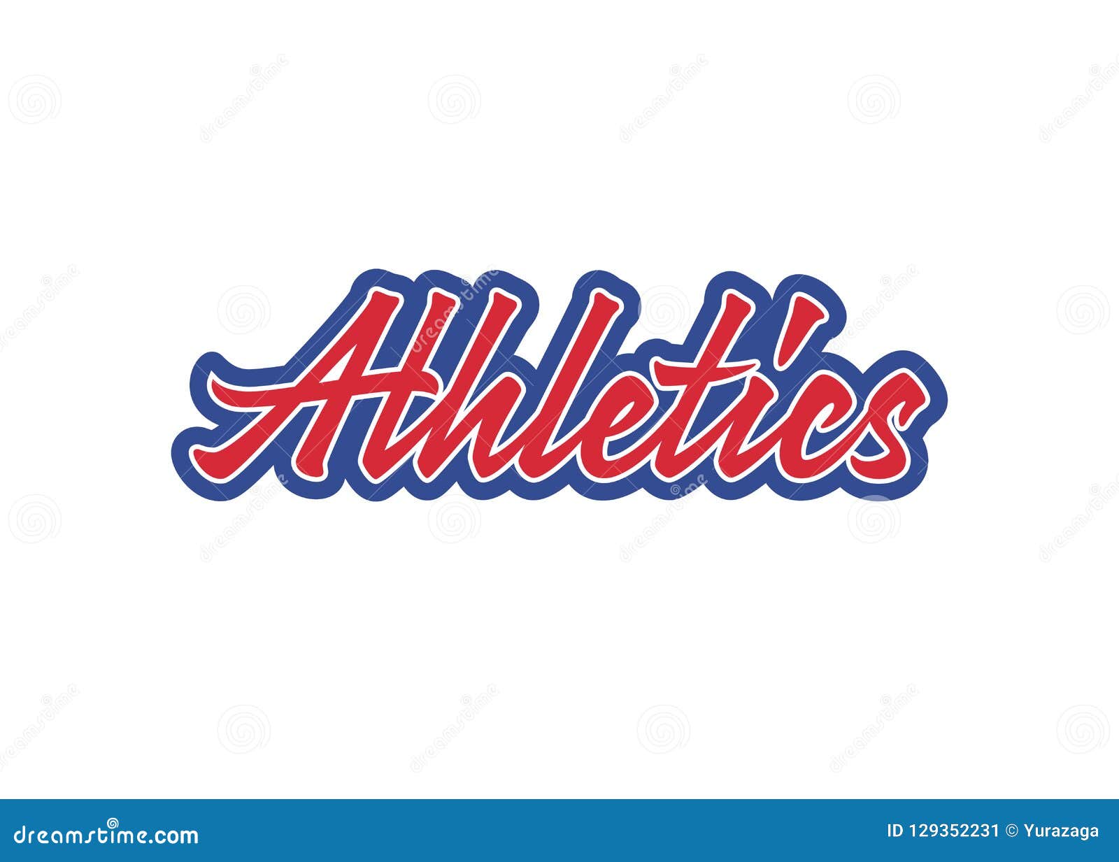 Letras Del Vector Del Atletismo Ilustración del Vector - Ilustración de ...