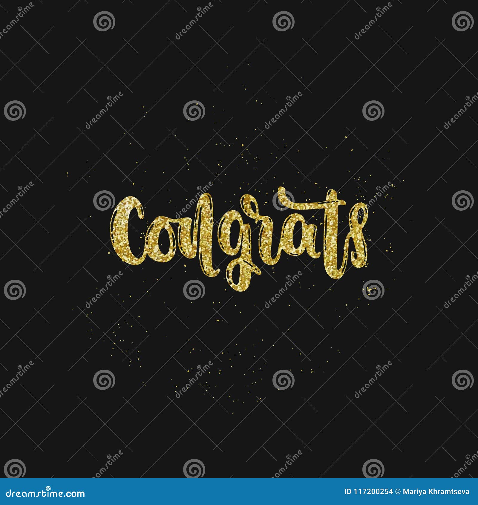 Letras Del Vector De Congrats Ilustración del Vector - Ilustración de ...