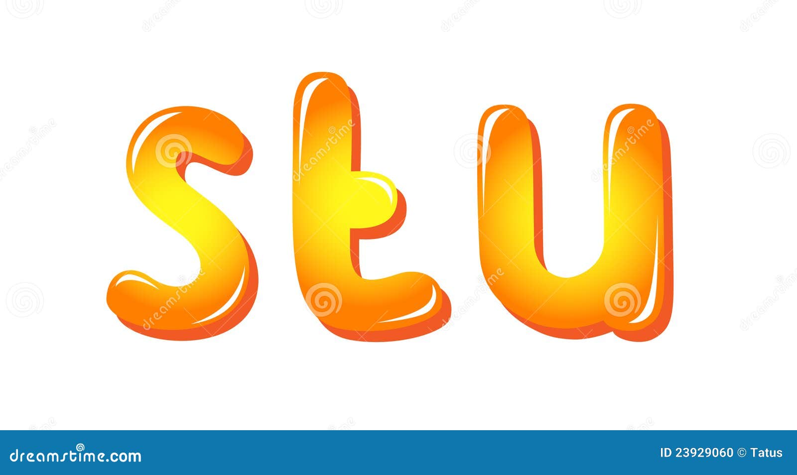 Letras Do Alfabeto Em Cores Do Sol Ilustração do Vetor - Ilustração de ...