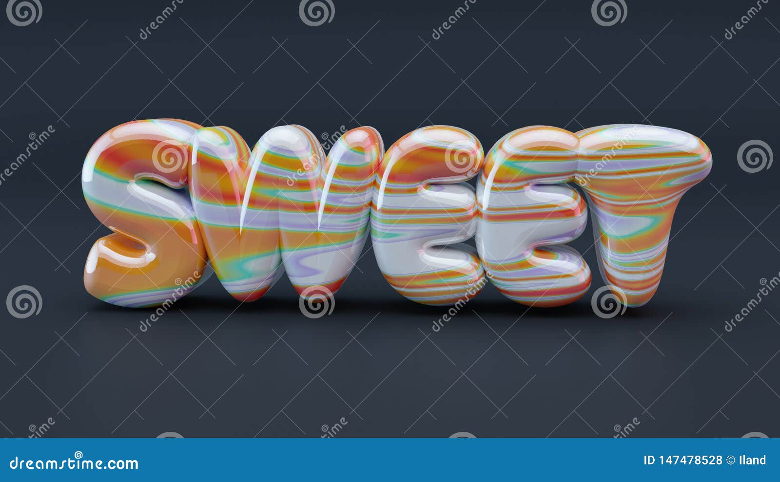 Letras dulces del caramelo foto de archivo. Imagen de negrita - 147478528