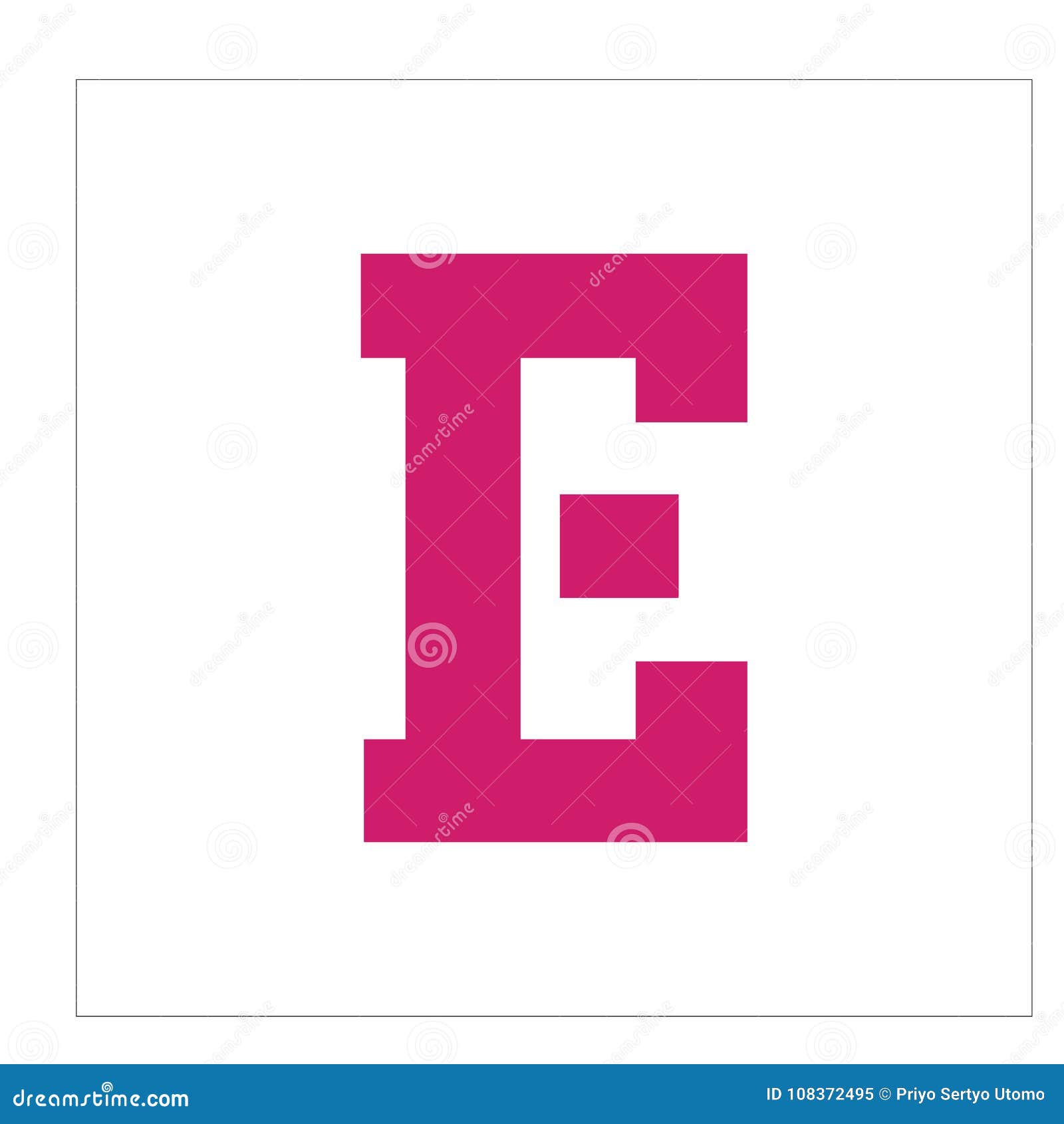 Letras E Del Logotipo Y Del Vector Ilustración del Vector - Ilustración ...