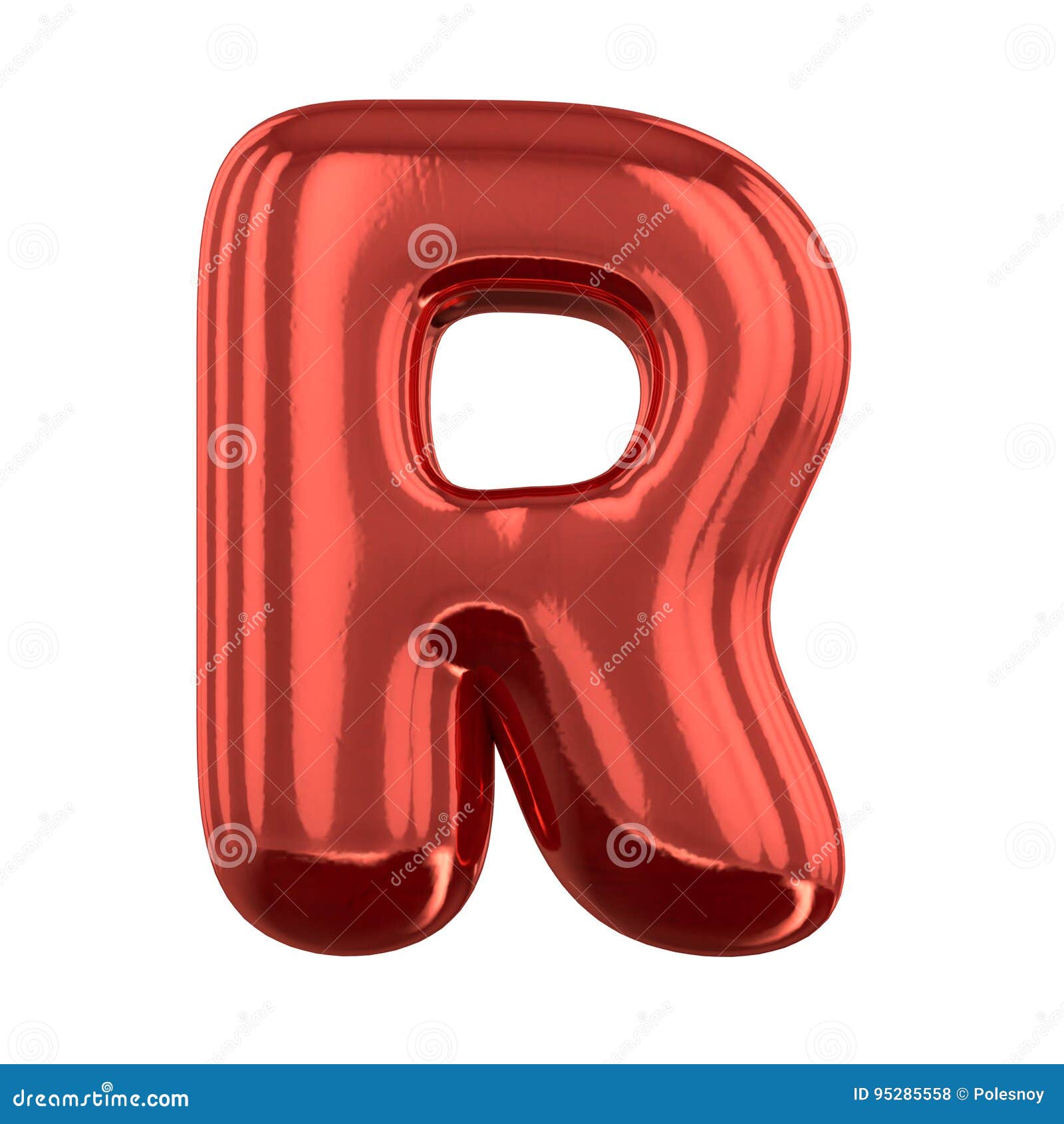 Letras Inflables Del Alfabeto 3d Stock de ilustración - Ilustración de ...