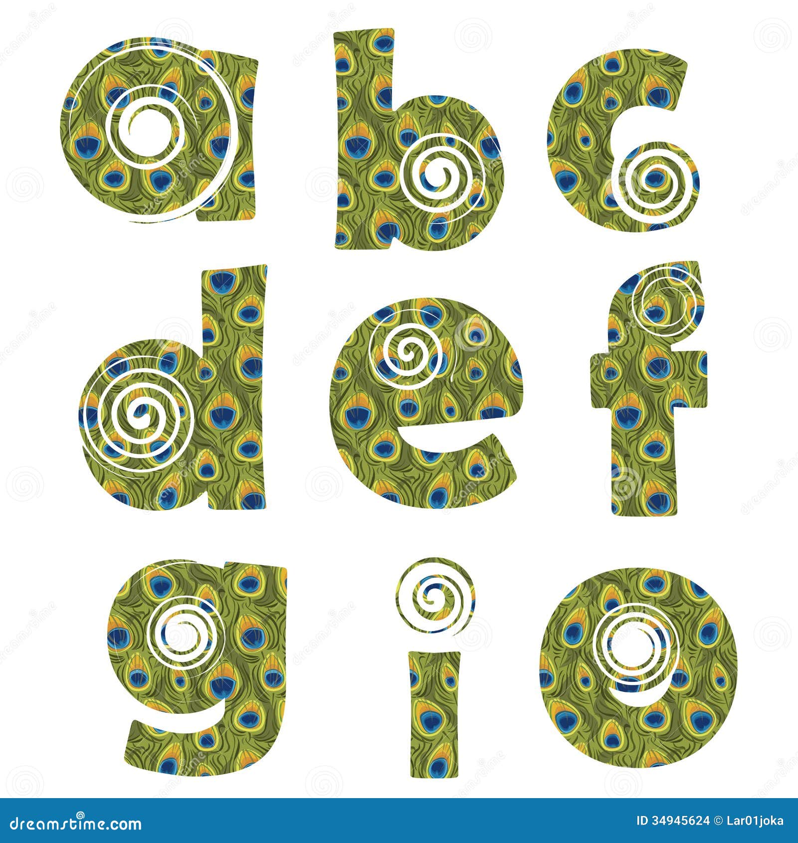 Letras naturales ilustración del vector. Ilustración de cubo - 34945624