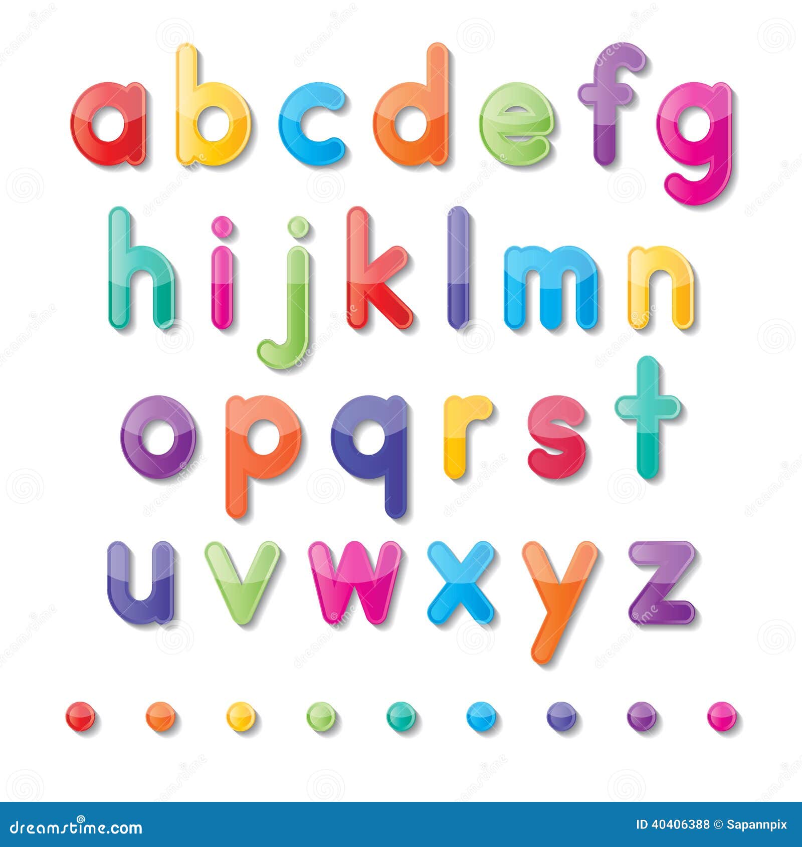 Letras pequenas de papel ilustração do vetor. Ilustração de forma ...