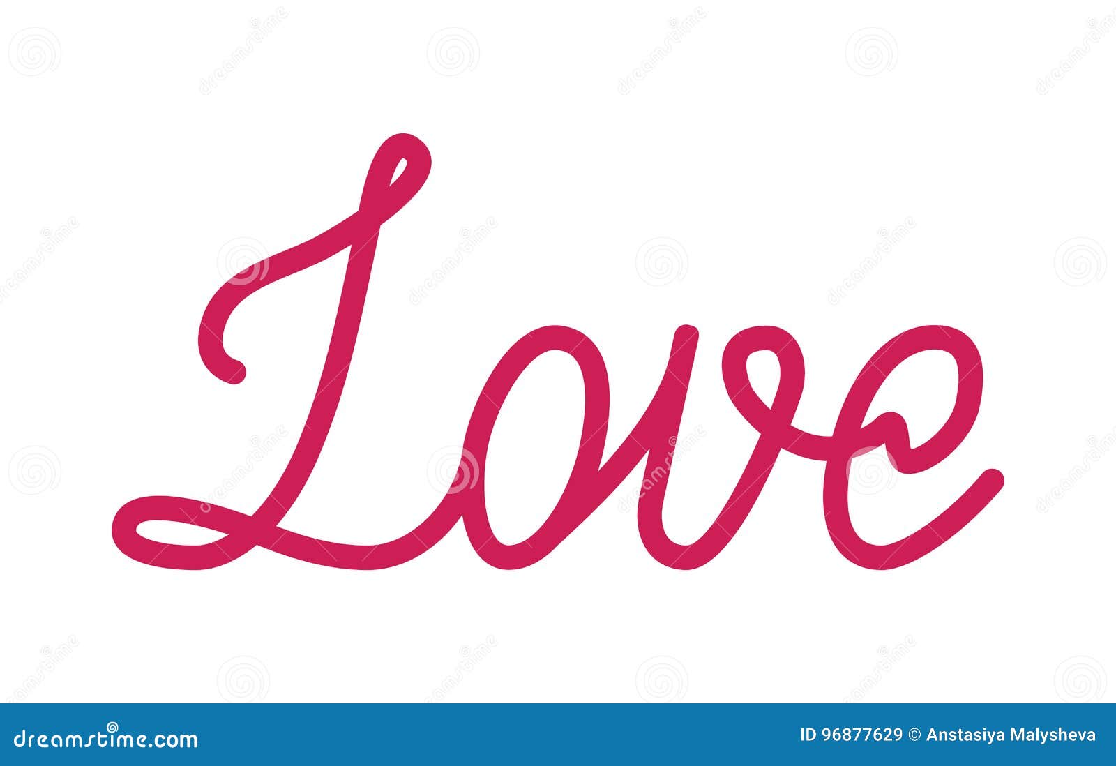 Letras rojas del amor ilustración del vector. Ilustración de creativo ...