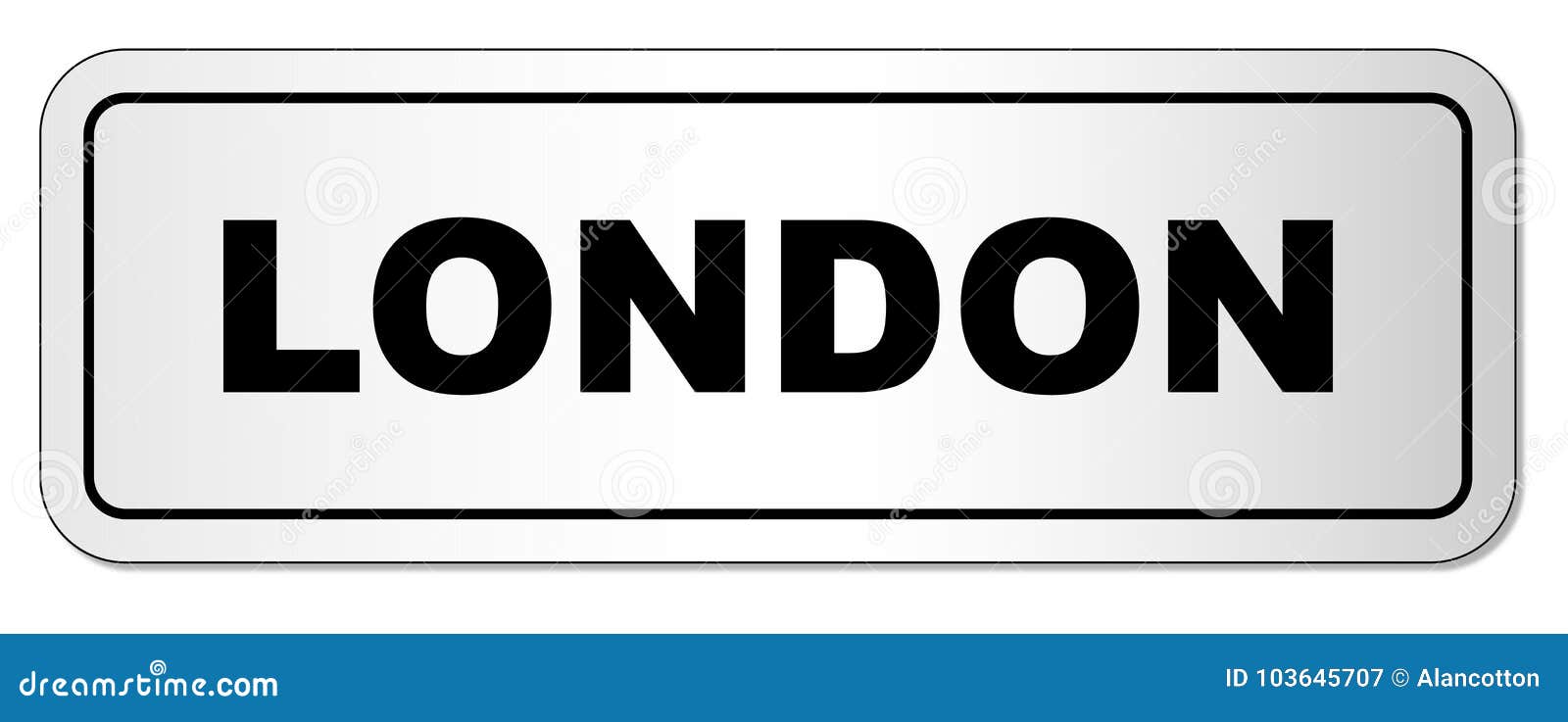 Letrero De La Ciudad De Londres Ilustración del Vector - Ilustración de ...